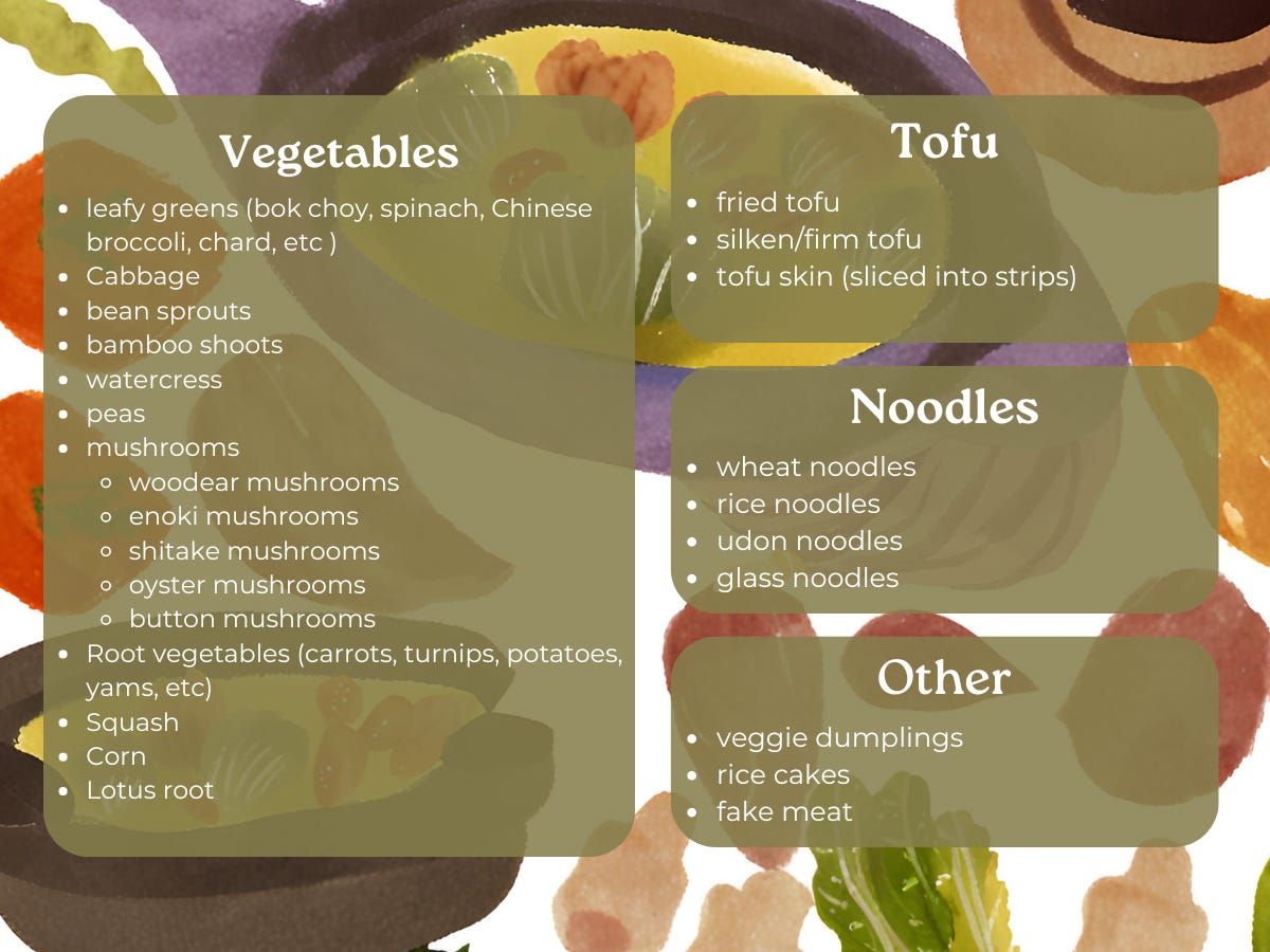 A Guide to Veggie Hot Pot at Home - by Hetal
