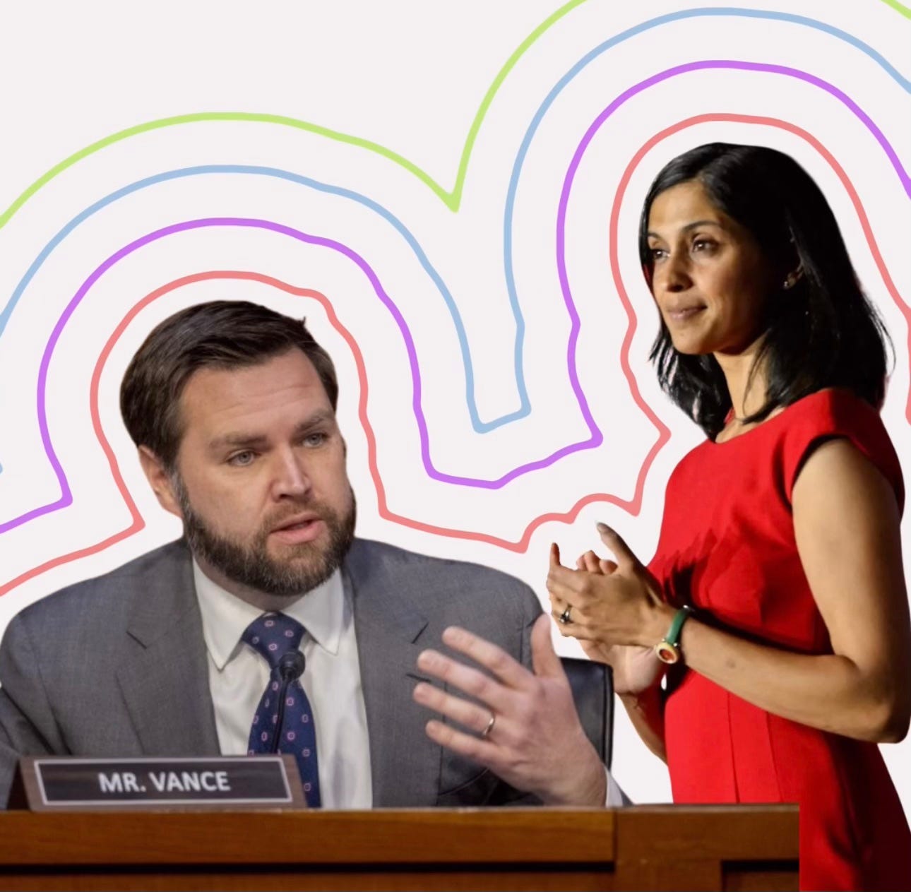 How Does Usha Vance Keep a Straight Face? - by Emily Amick