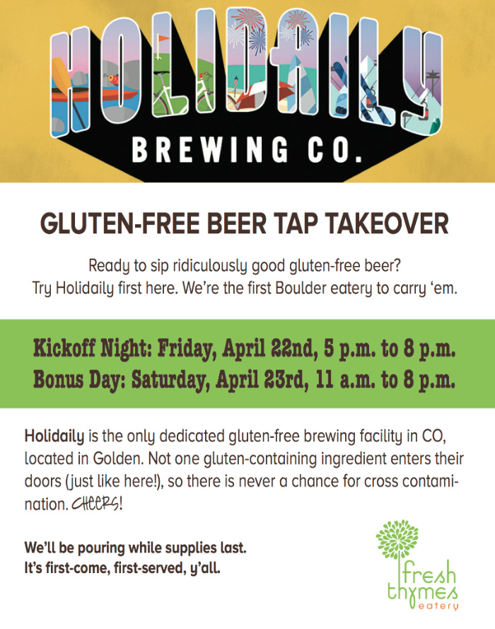 GF Beer Tap Takeover on Friday! - by Christine Ruch