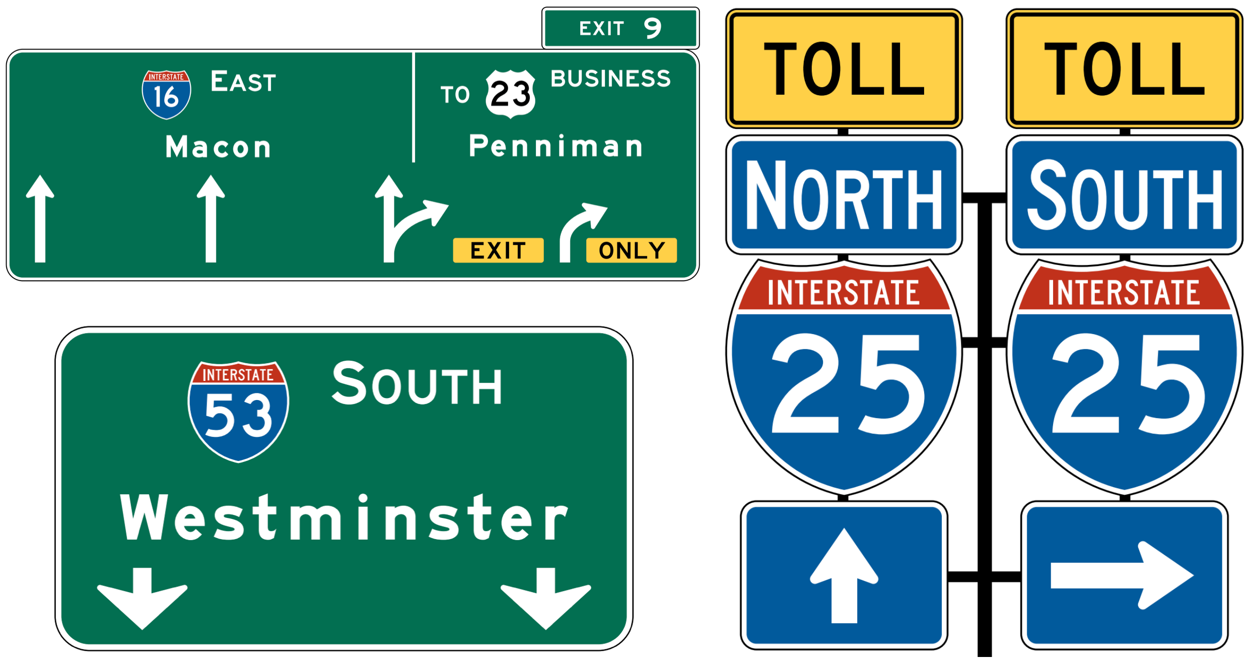 The Very Strange Exit Signs on the New Jersey Turnpike
