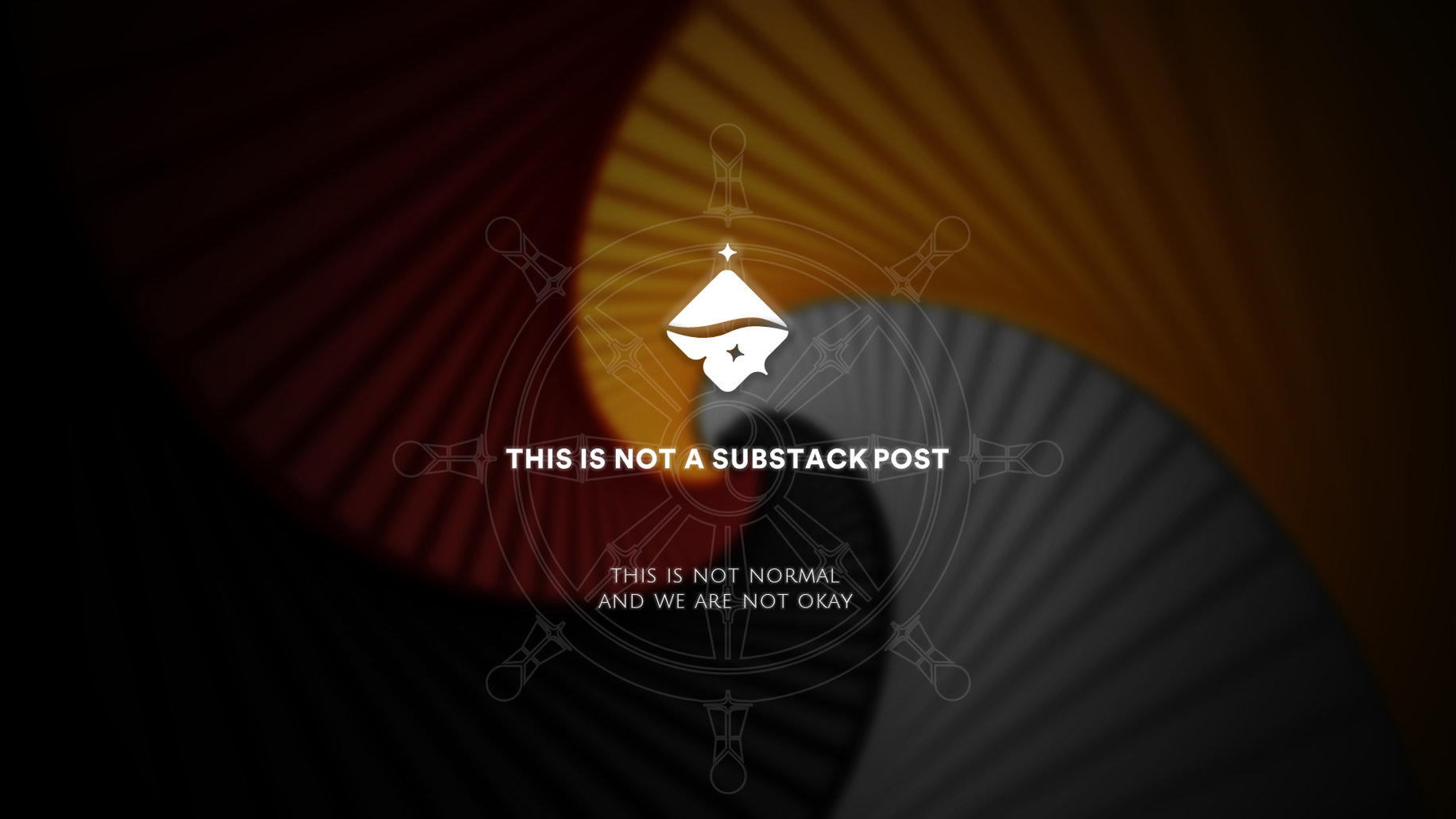 This is not a Substack Post - by Rocco Jarman