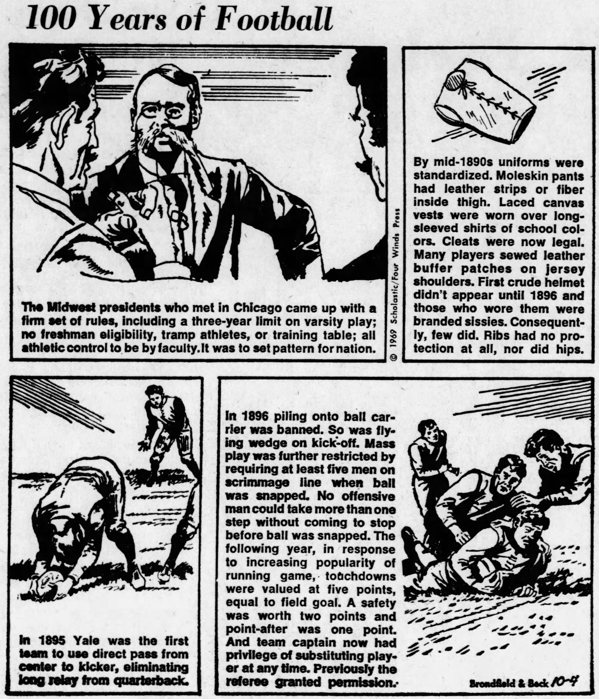 Today's Tidbit... 100 Years of Football: The 1890s