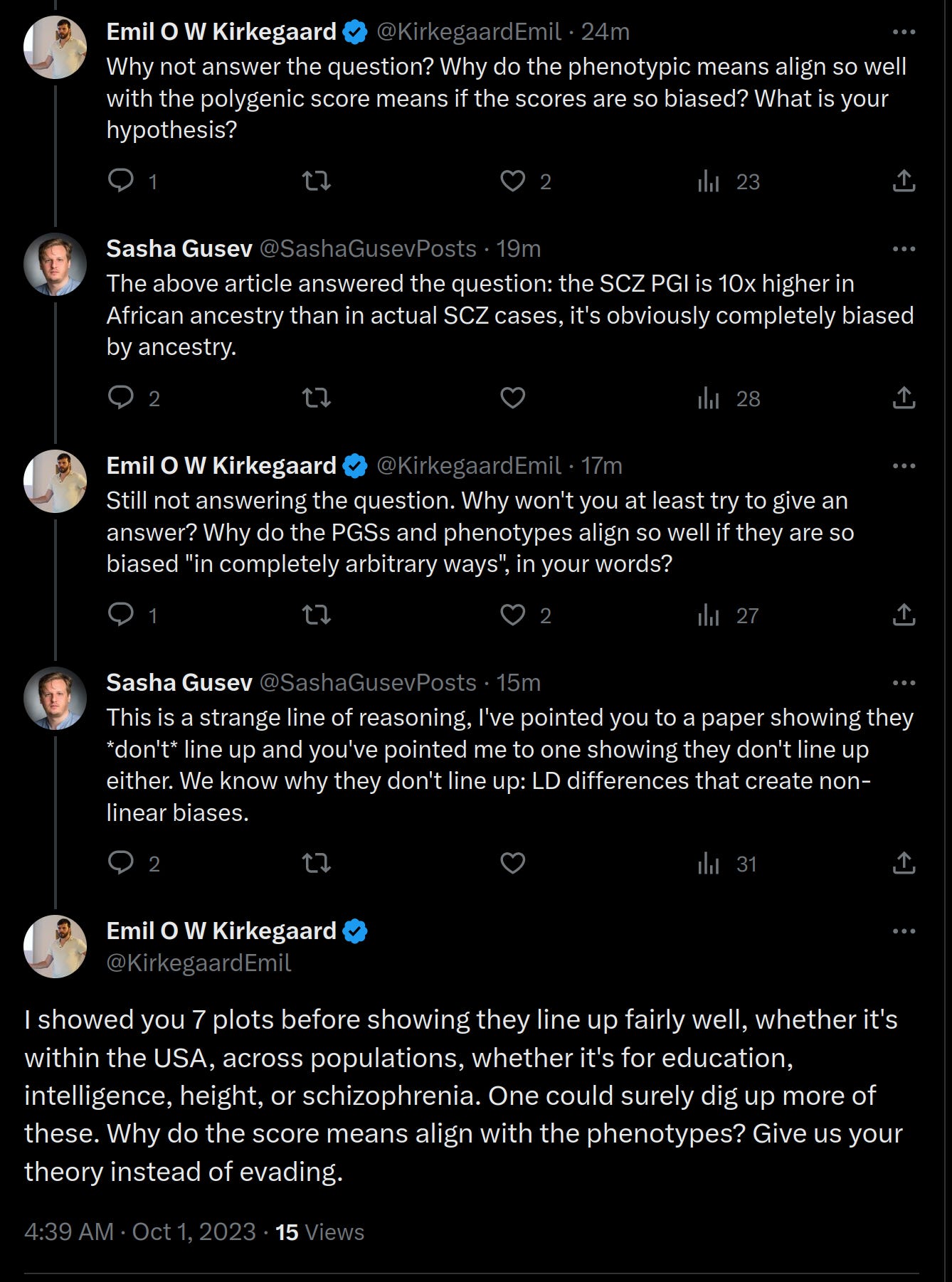 Sasha Gusev won't answer basic questions about his beliefs