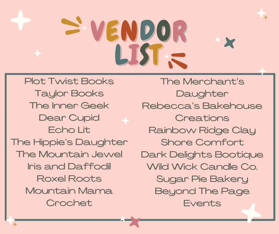 Books and Booze Adult Book Fair - by Meredith