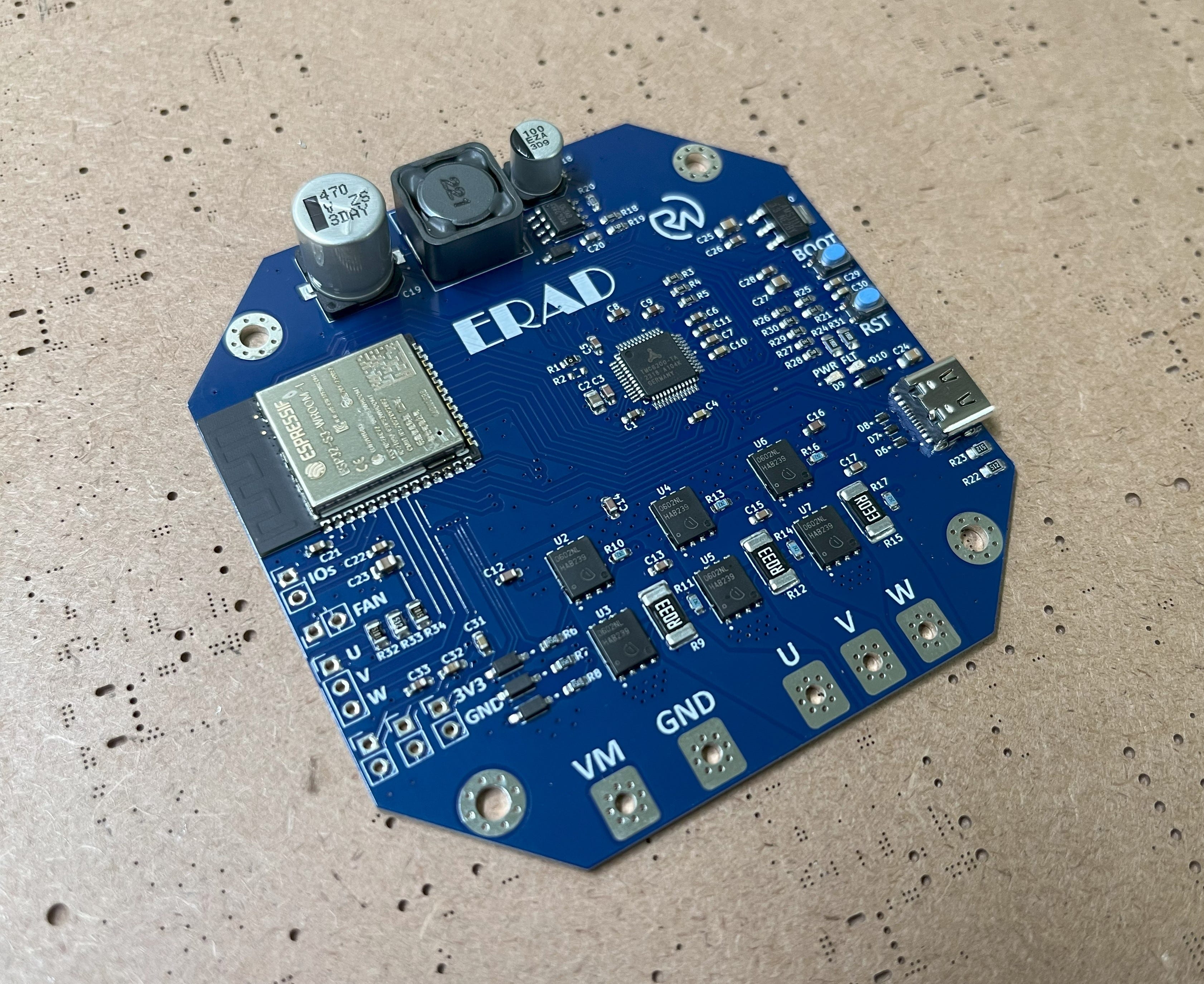 Build a Wireless BLDC Motor Driver Using TMC6200 and ESP32S3! | High ...