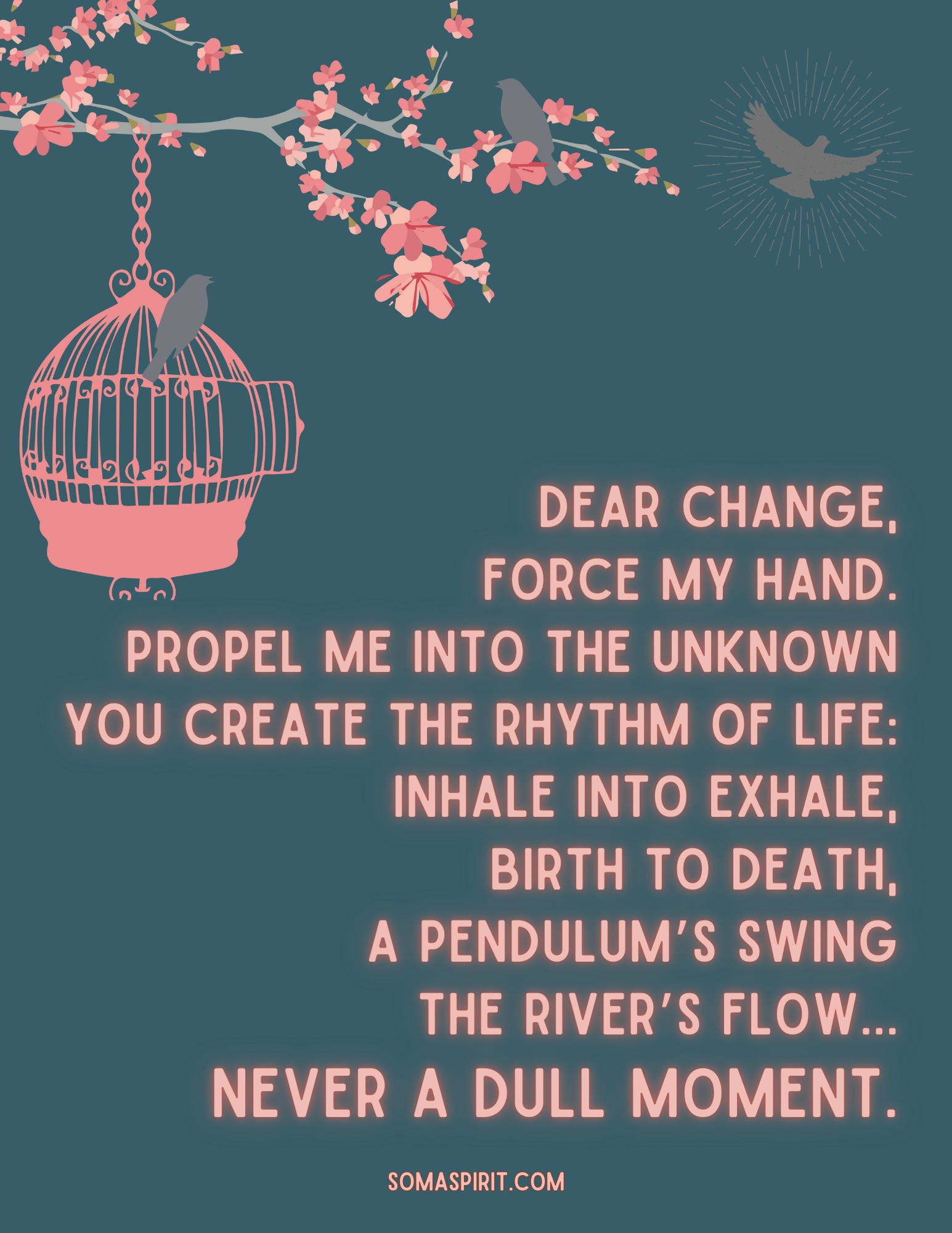 Dear Change - by Steph Hanson - Stay In Touch Postcards