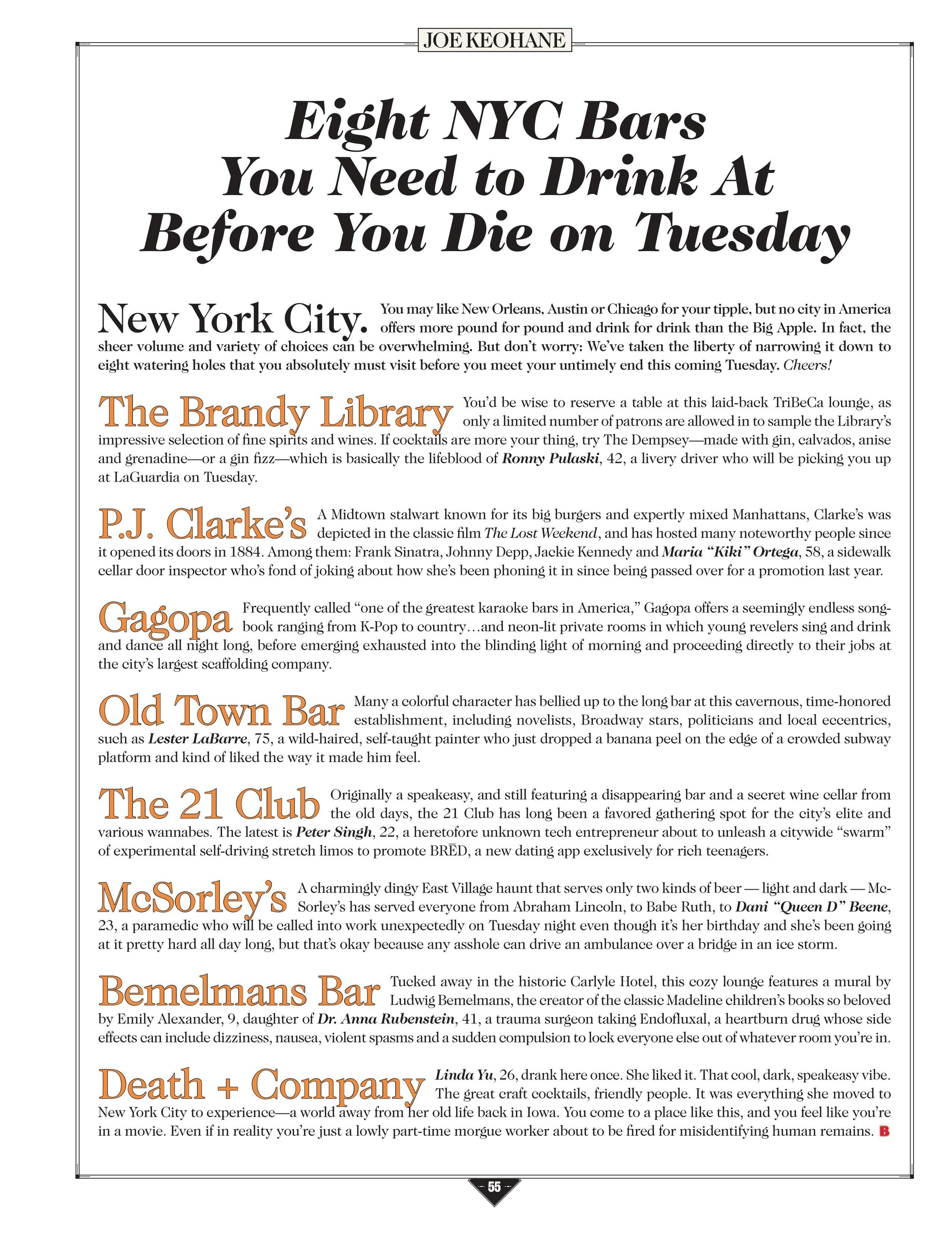 Know Your Bystanders: Joe Keohane - by Michael Pershan