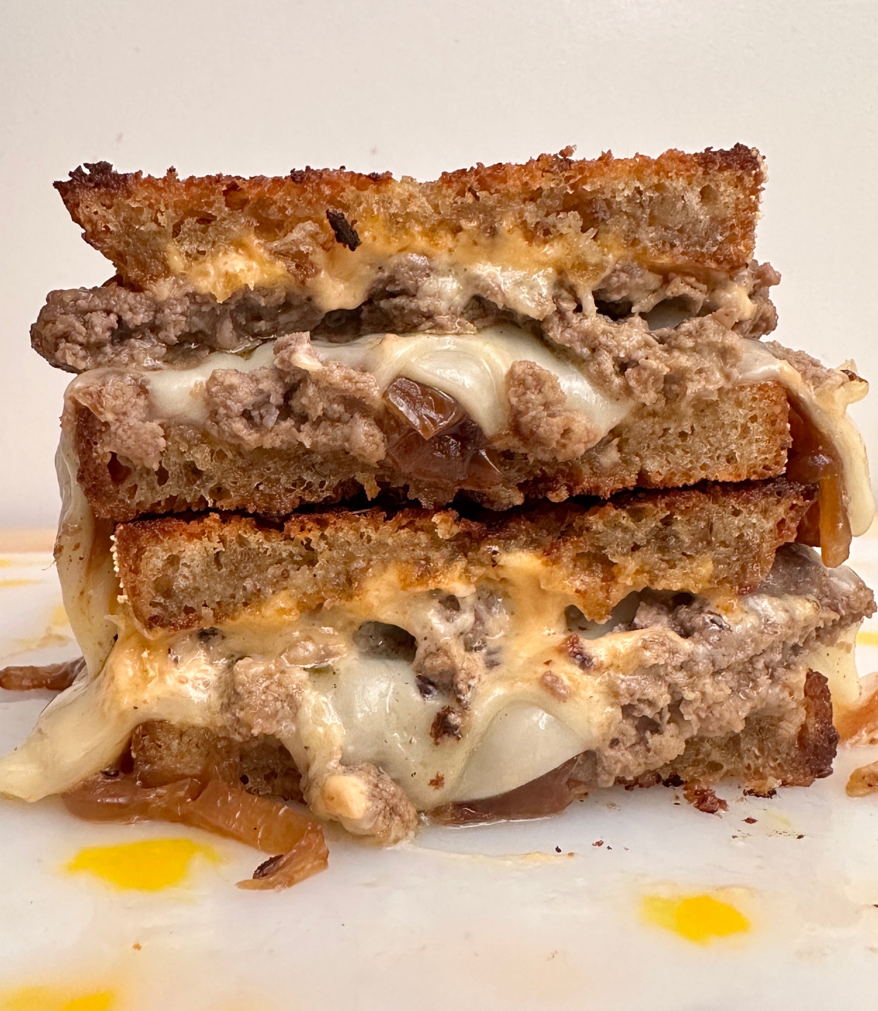 Patty Melt Video and Recipe - by Farideh Sadeghin