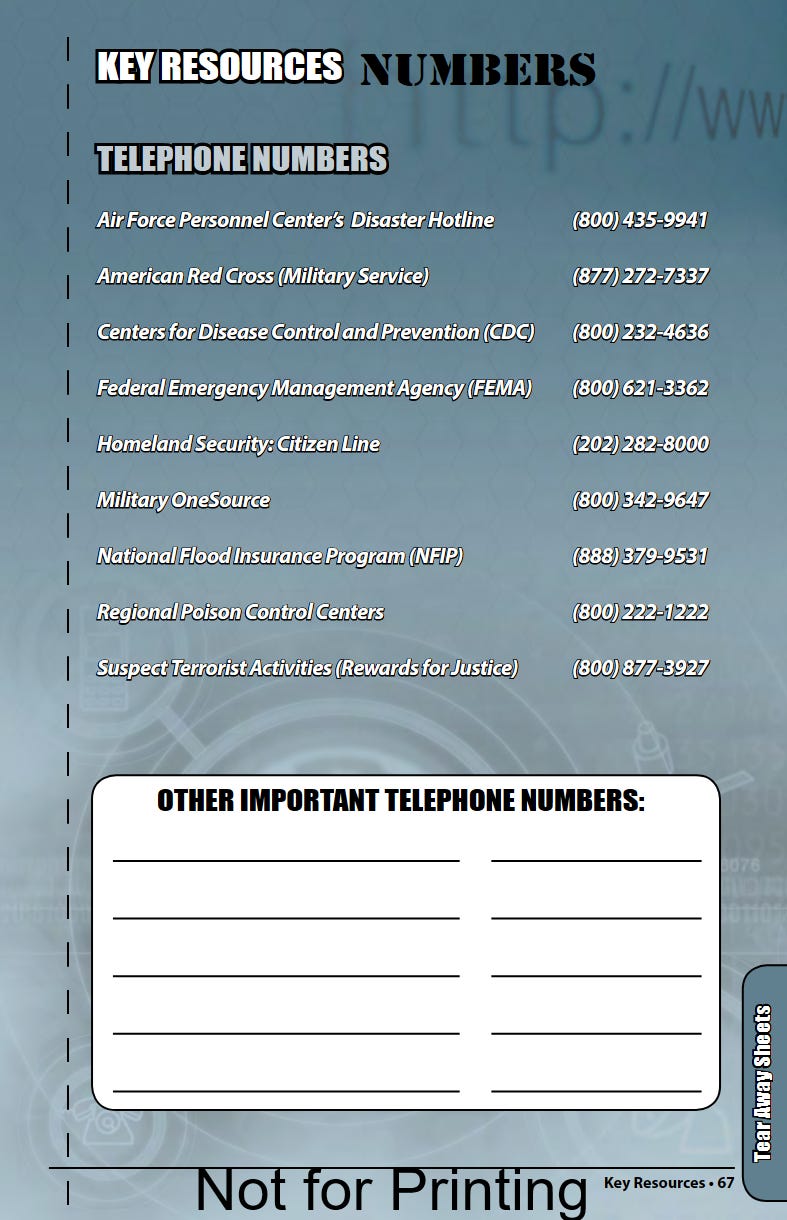 Air Force Emergency Preparedness Guide - by Defcon Level