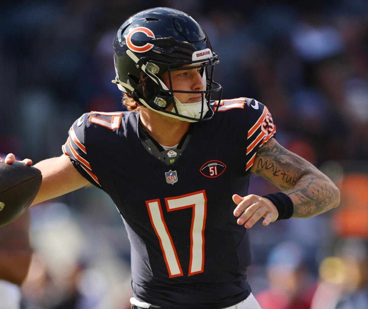 Bears rookie quarterback Tyson Bagent worth adding if you’re in a bind ...