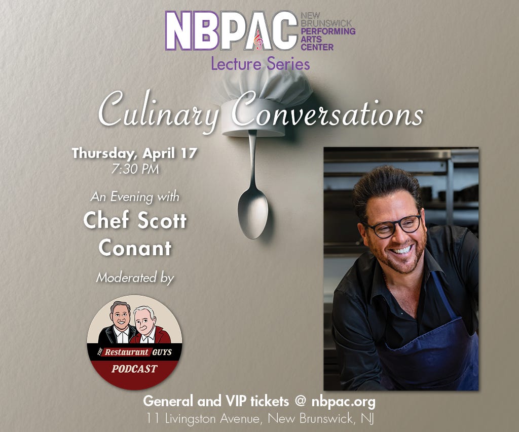 Your Exclusive Ticket to see Chef Scott Conant @ NBPAC