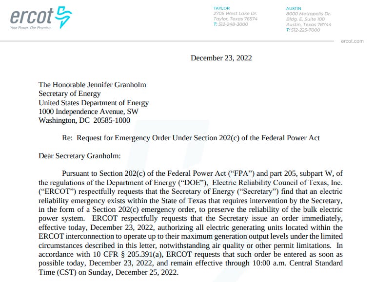 What ERCOT knows and isn't telling us - by Doug Lewin