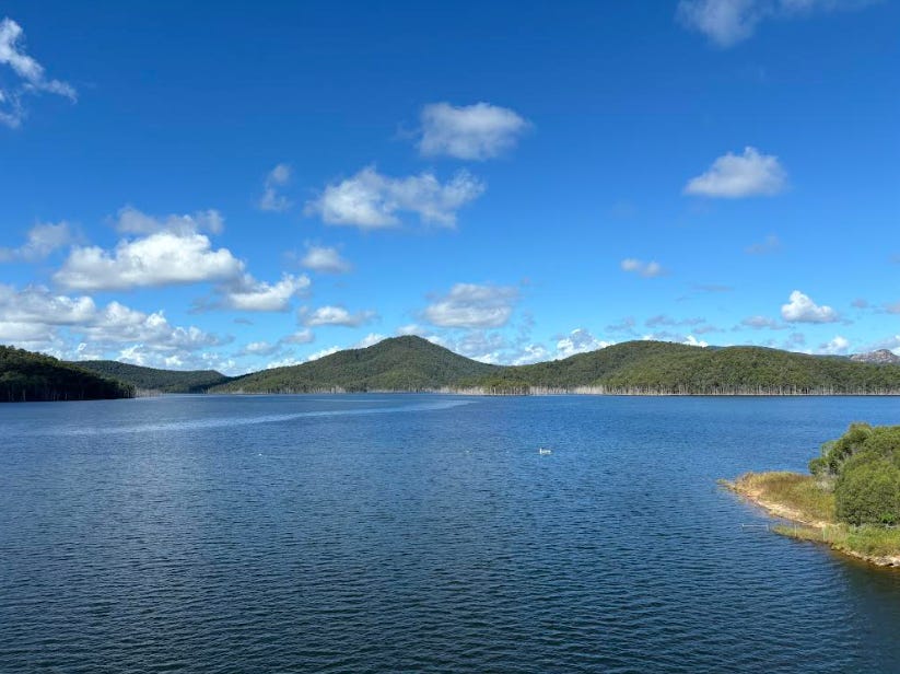 Tourist in my town: Hinze Dam - by Courtney Mulder
