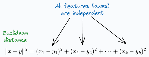 What Makes Euclidean Distance a Misleading Choice for Distance Metric?