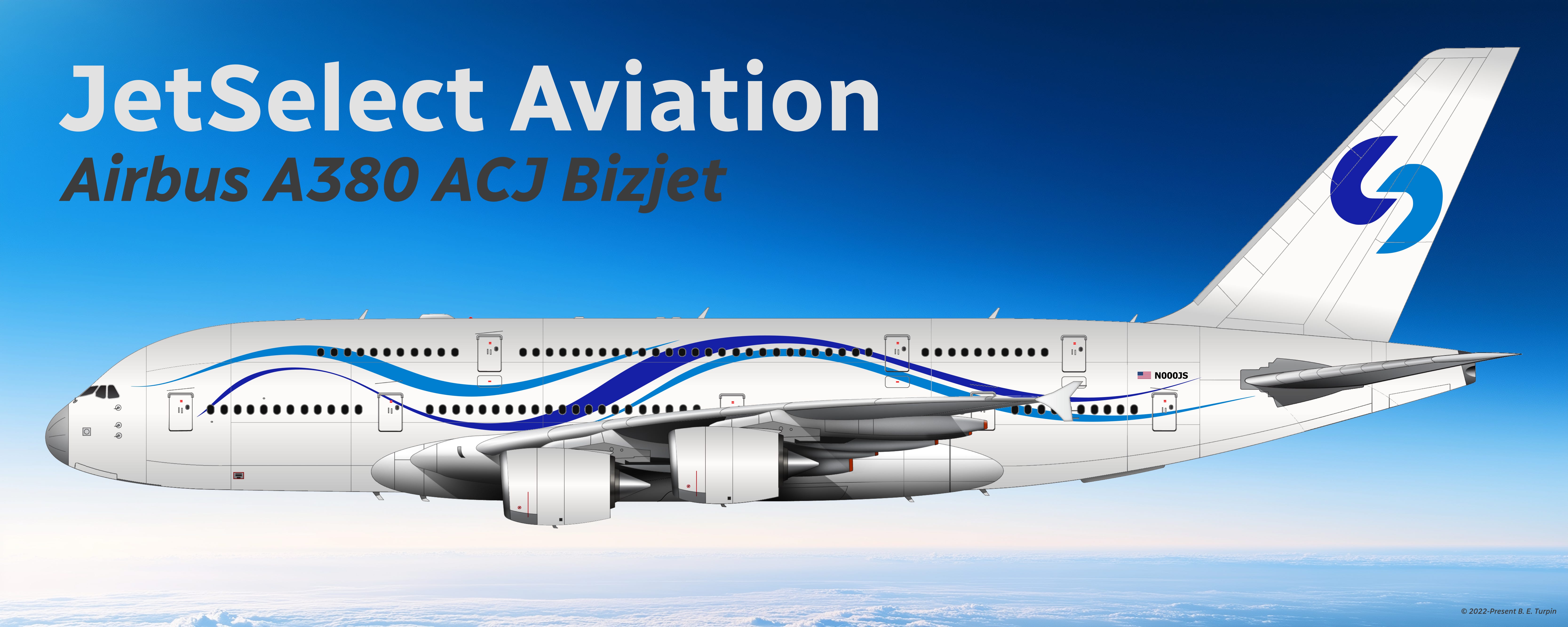 Aircraft / Airbus A380 - by B.E. Turpin - JStream