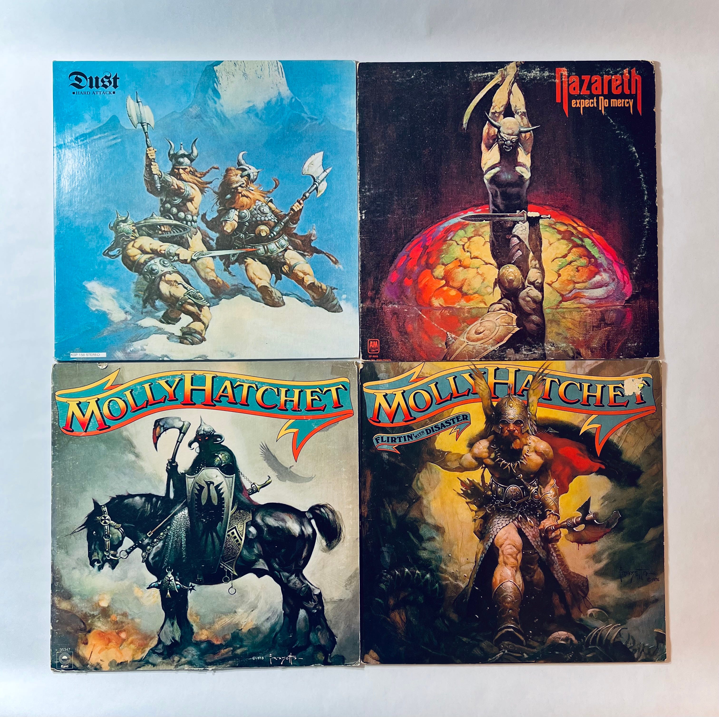 Frank Frazetta Album Covers - by Matt Thompson