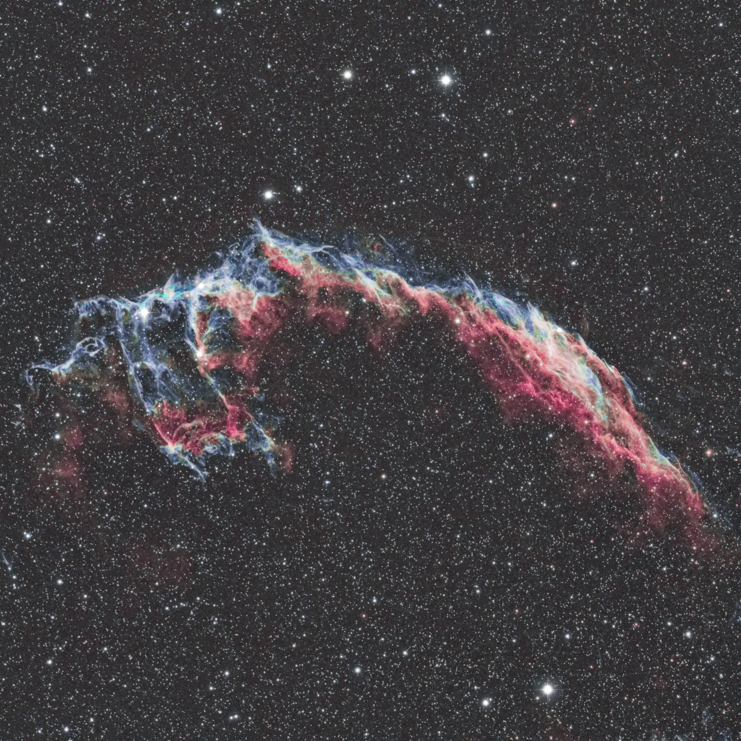 The Veil Nebula - by Brian Ventrudo - Seeking Starlight