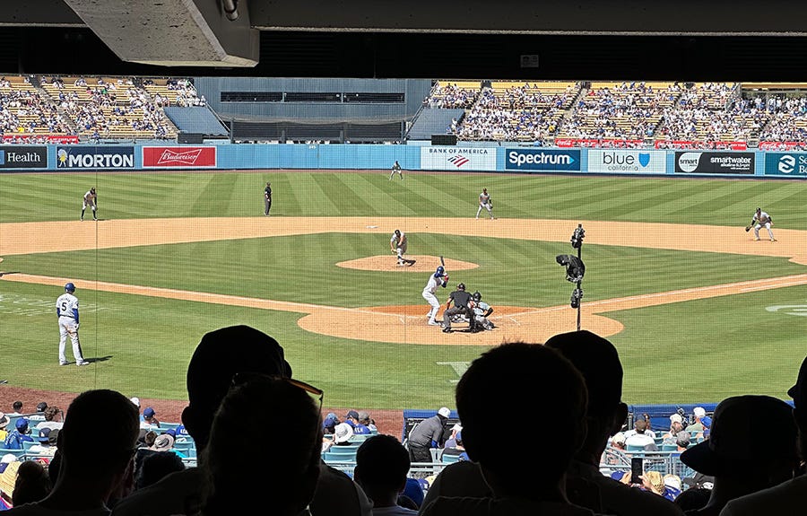 Los Angeles: Dodger Stadium - Bleachers and 'Bleeds