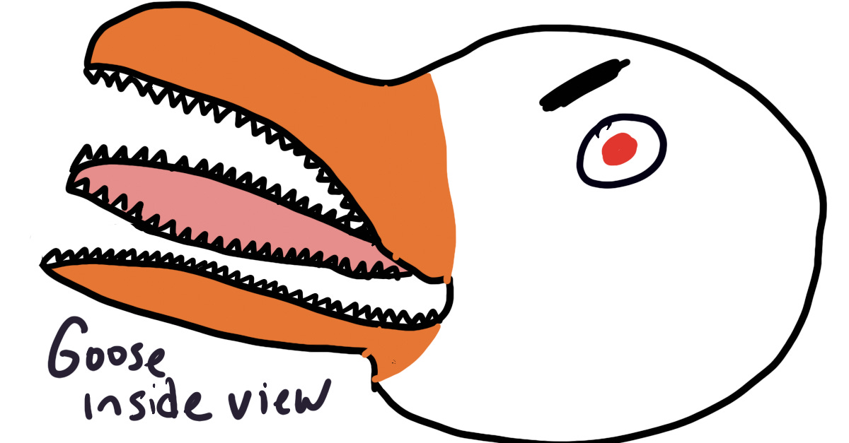 Do Not Google "Goose Teeth" - by Heather Hogan