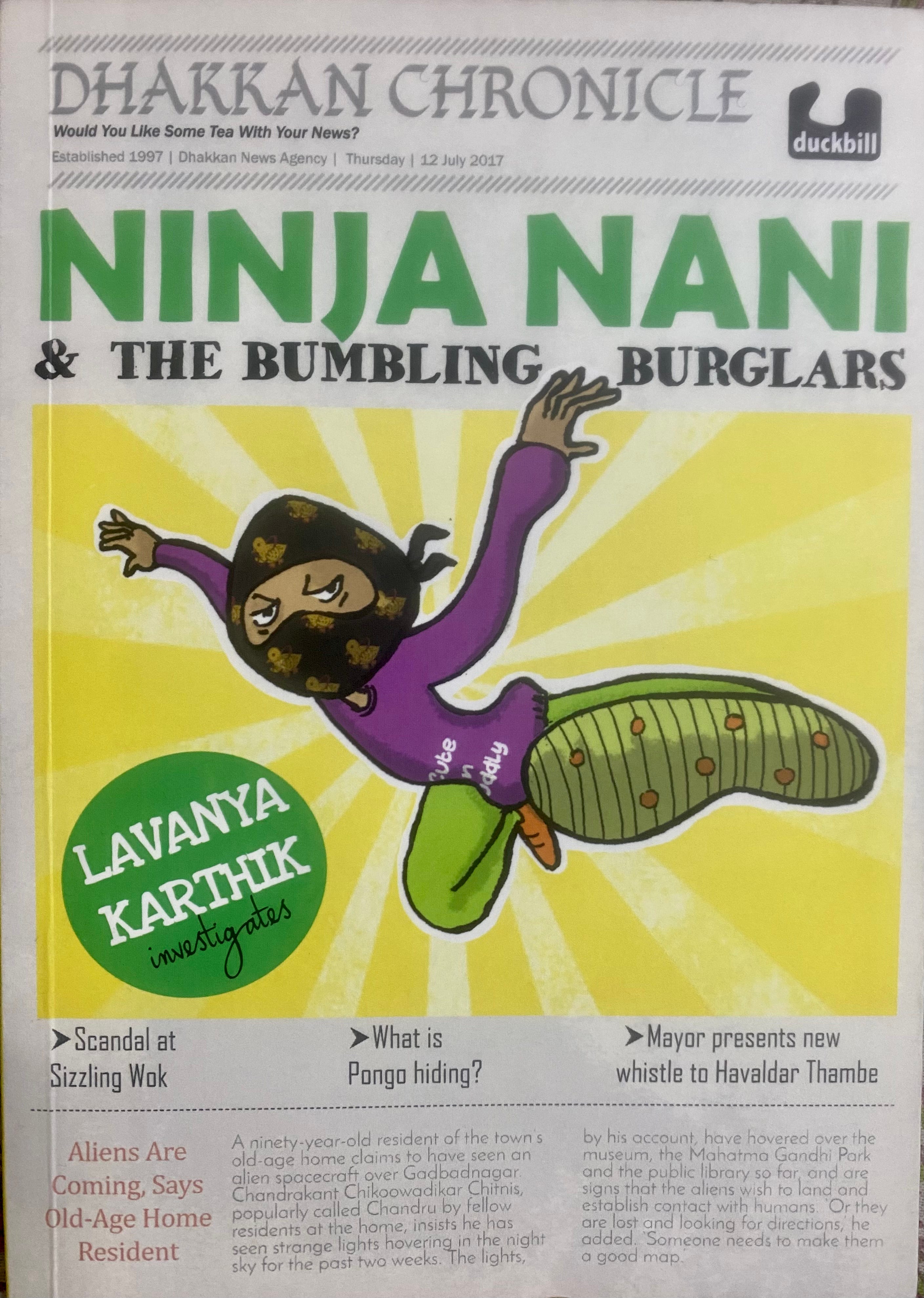 #512 - Ninja Nani & the Bumbling Burglars - by Roopa Baliga