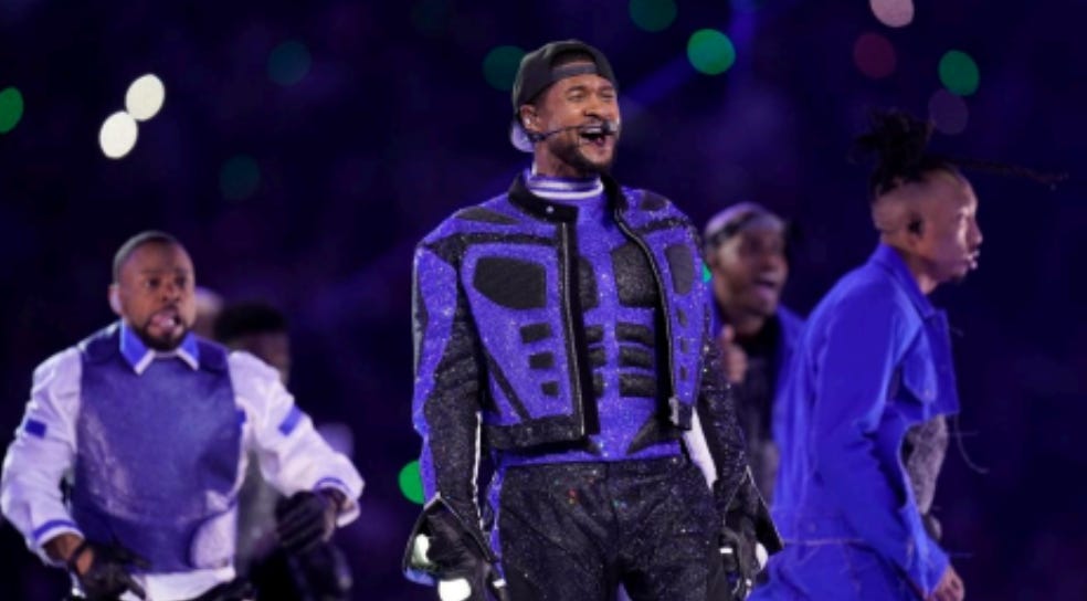 Usher’s Stunning Half-Time Performance