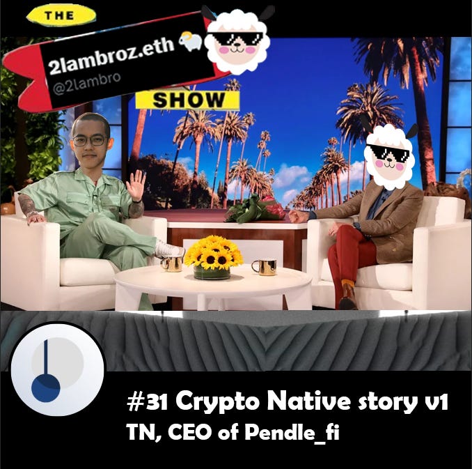 #31 Crypto Native story v1 - 2lambroz.eth’s Substack