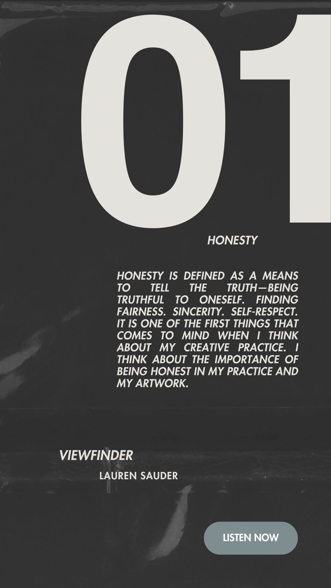 honesty - Lauren Sauder