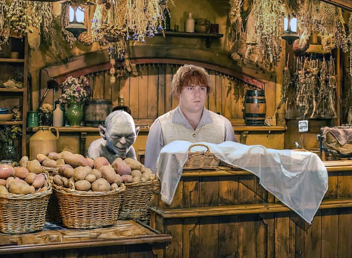 Hobbiton Welcomes New Potato Shop - by Greg Nix