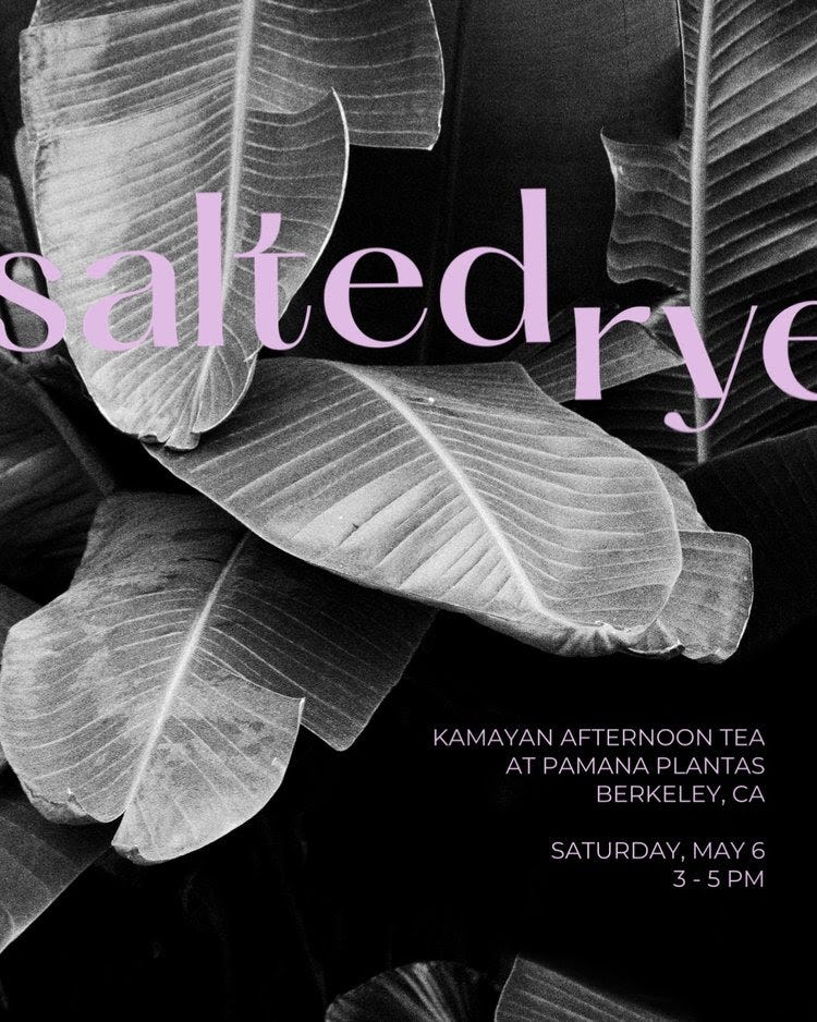 kamayan afternoon tea - Elisa | saltedrye