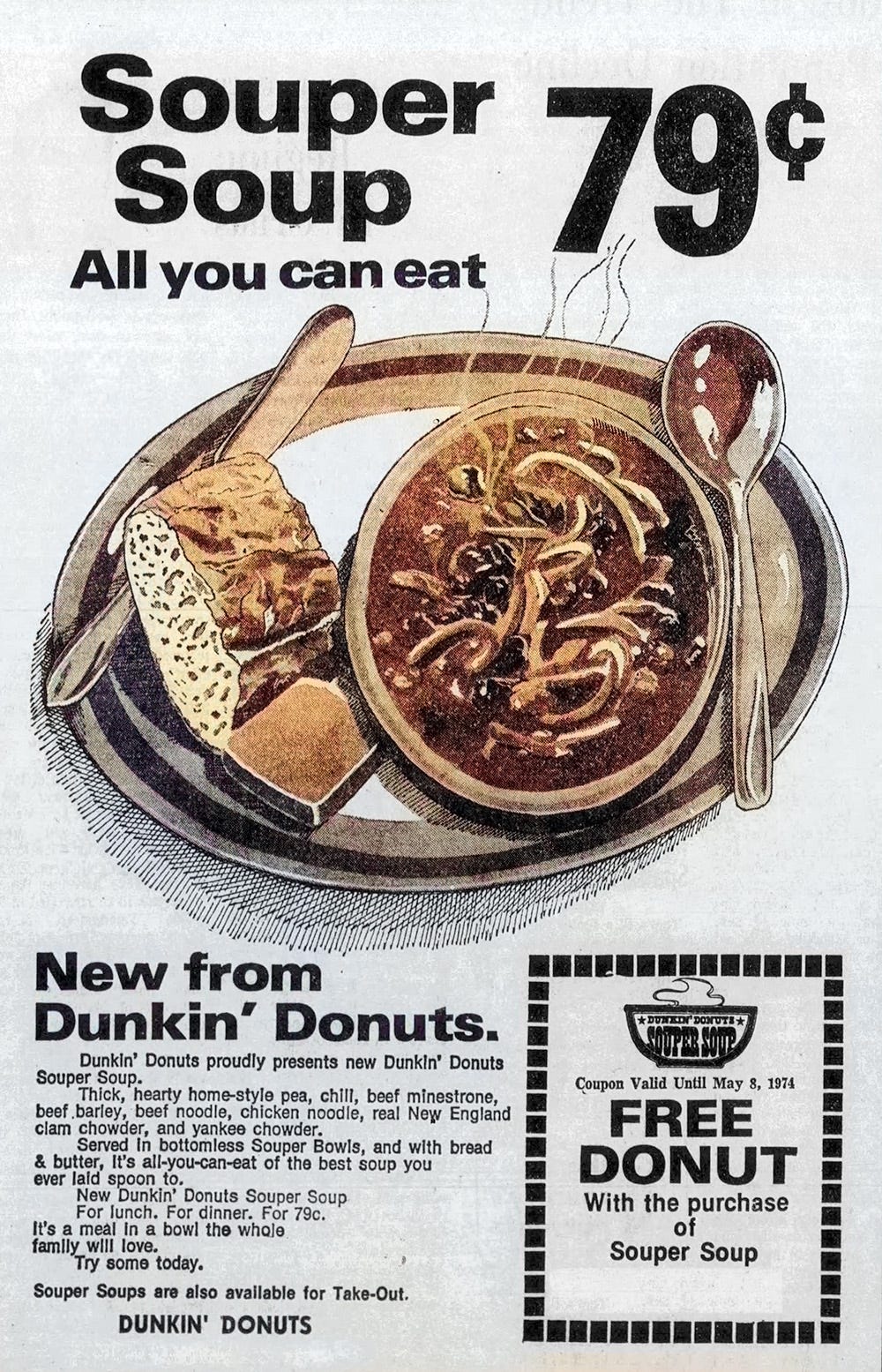 Dunkin' Donuts Soups - The Retroist