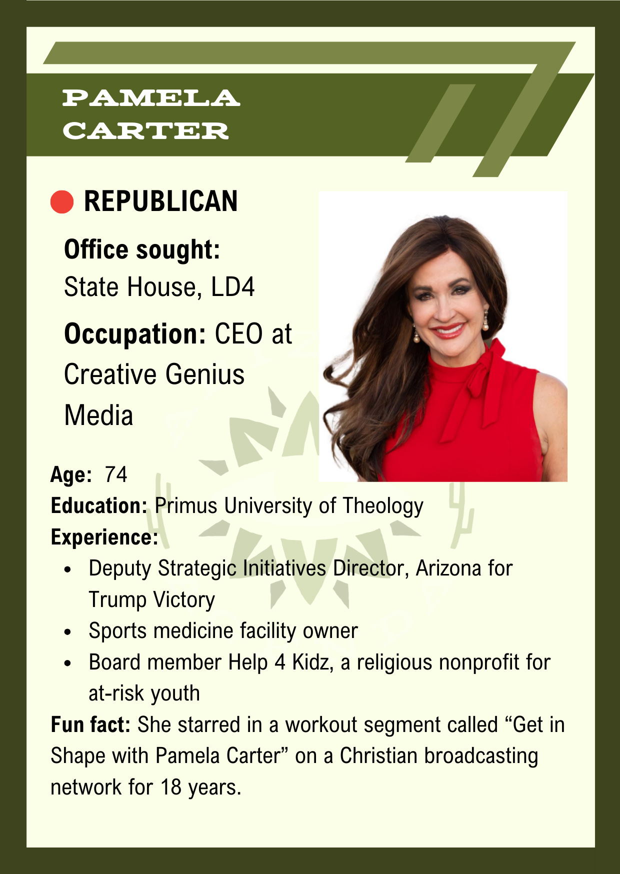 Candidate Cards - by Nicole Ludden - Arizona Agenda