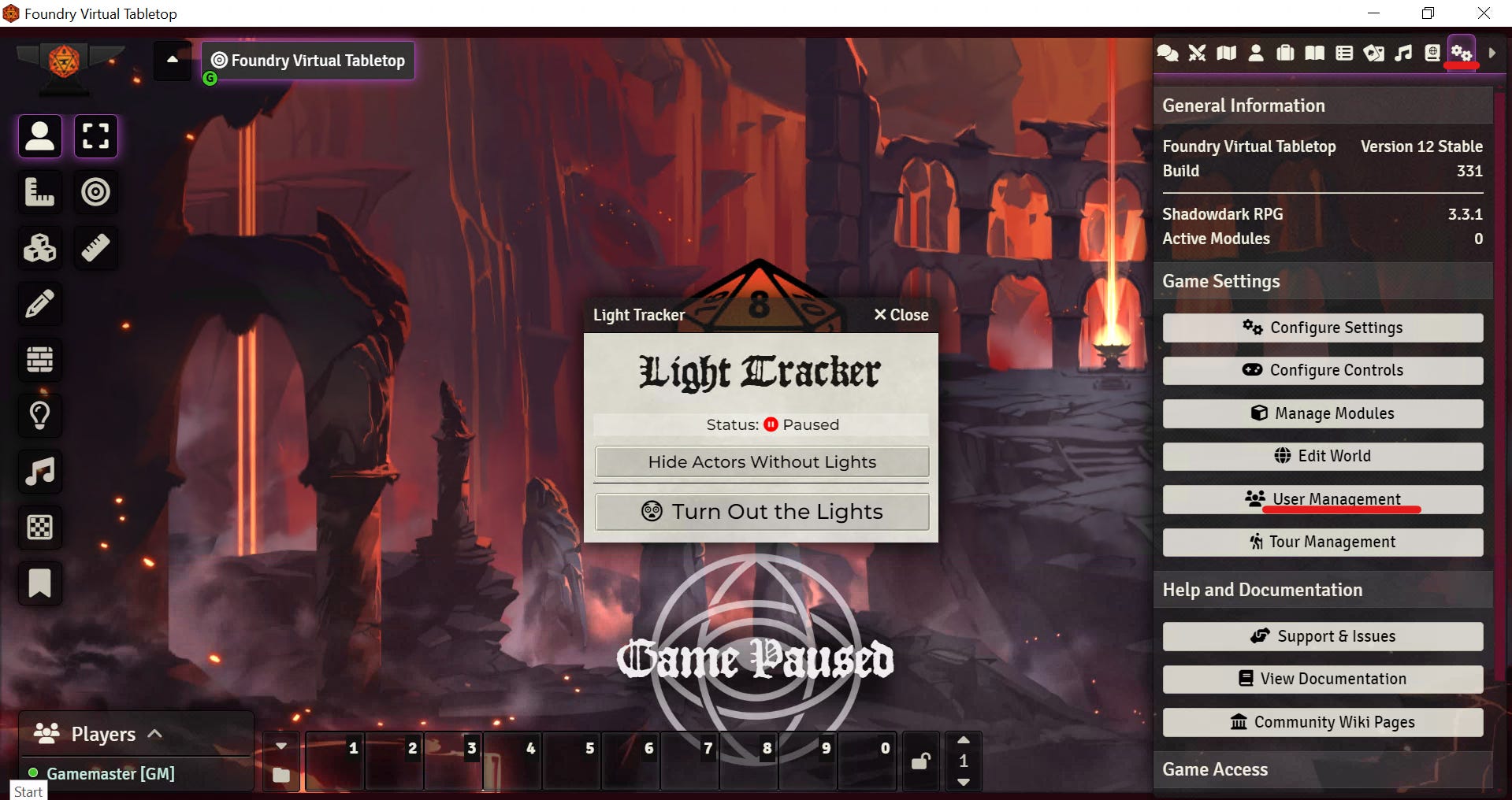 Setup A Game World In Foundry Virtual Tabletop