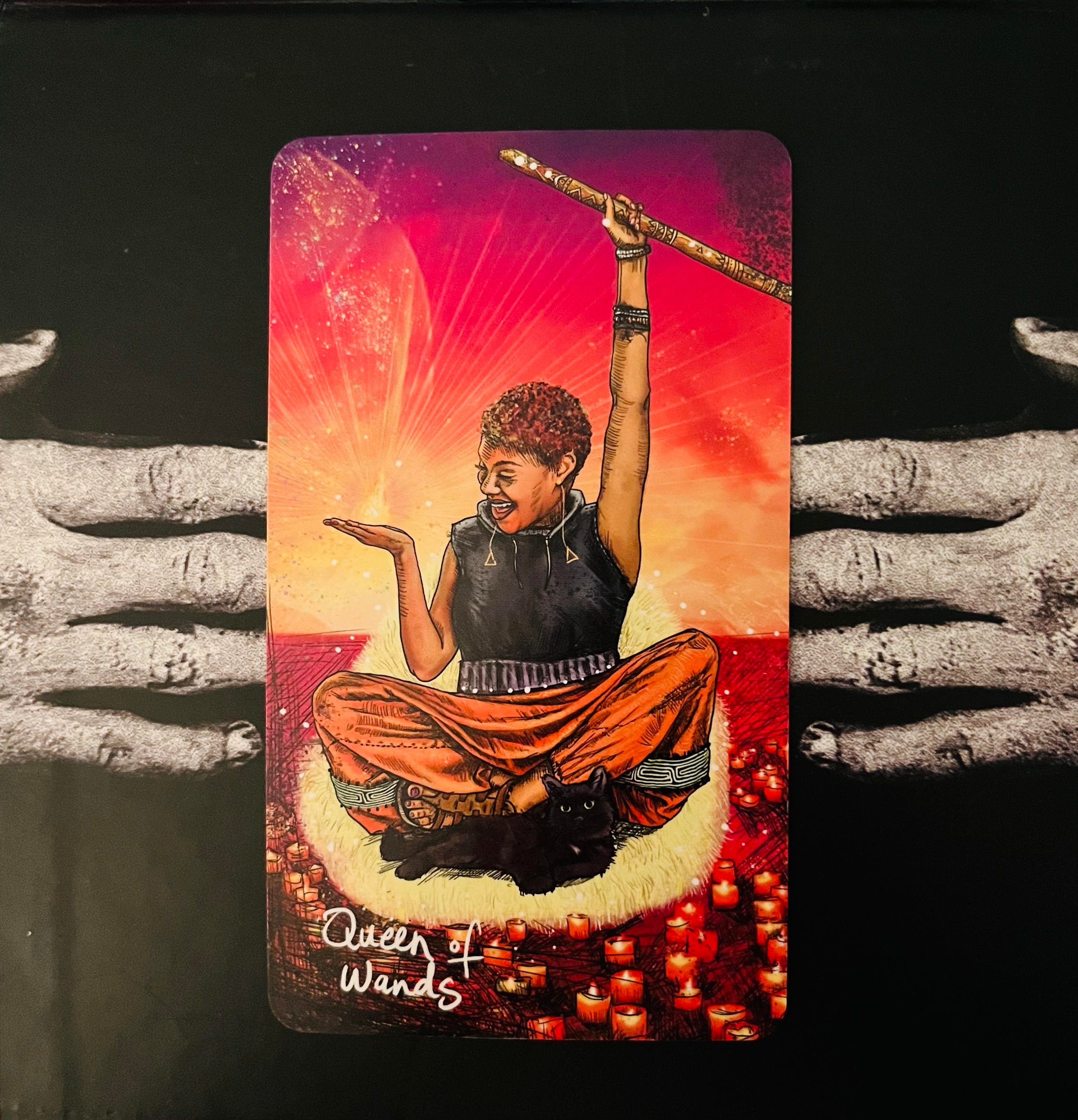 Queen of Wands - by Angelique Torres