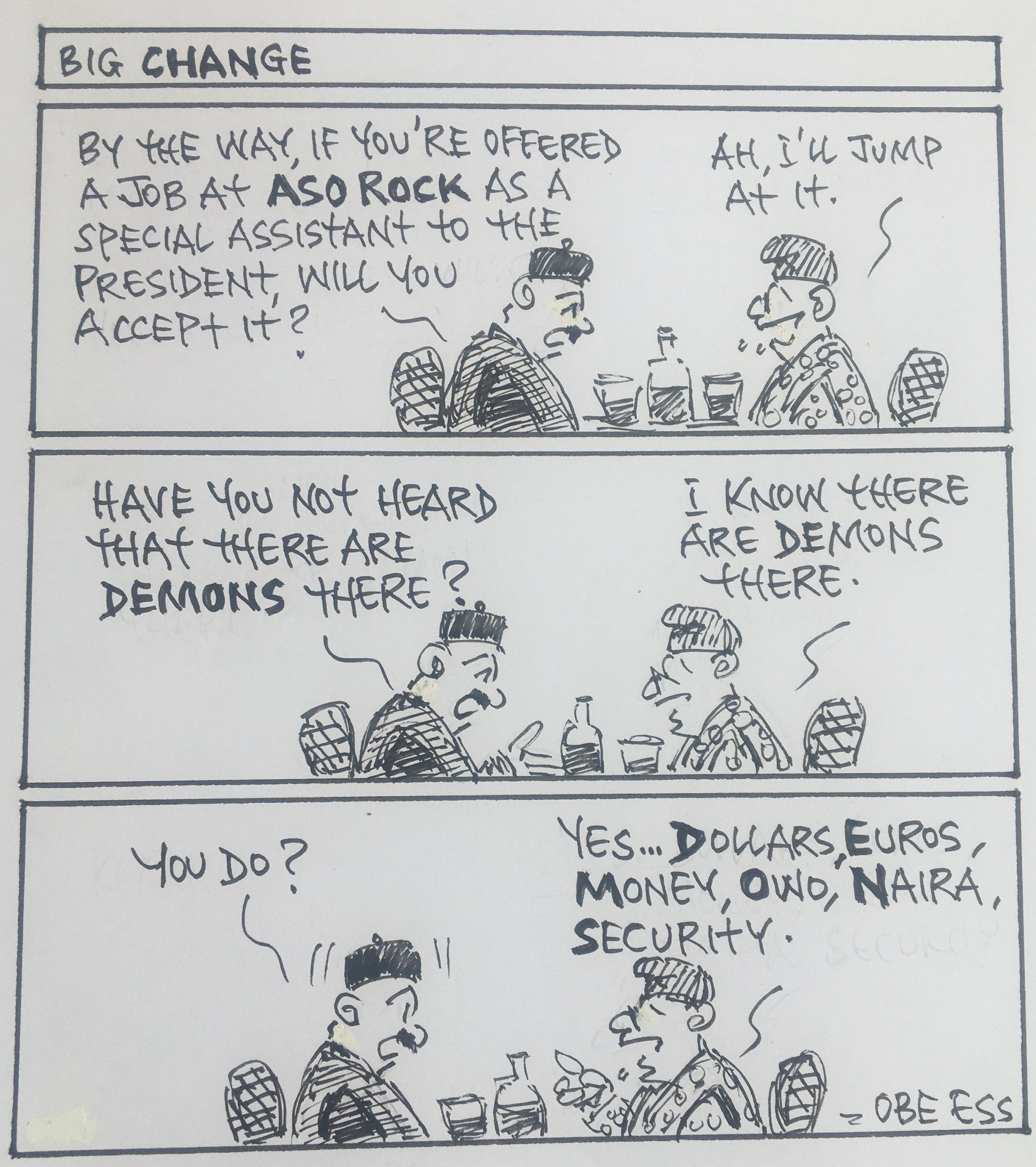 Big Change - by Obe Ess - Obe’s Newsletter