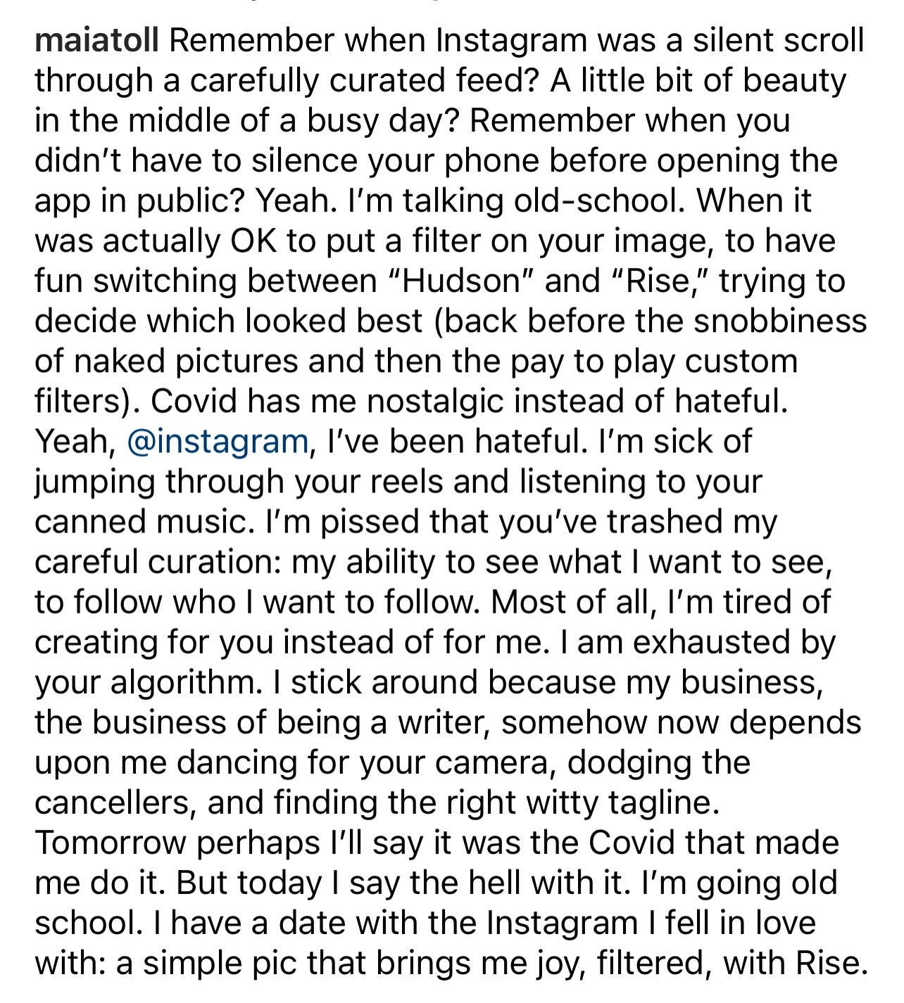 Covid Made Me Do It - by Maia Toll - Something True