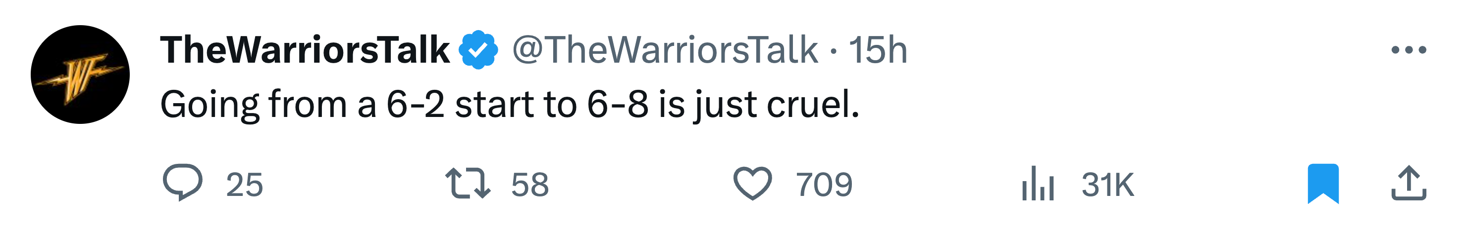 Thunder stun Warriors 130-123 despite Wiggins returning to form