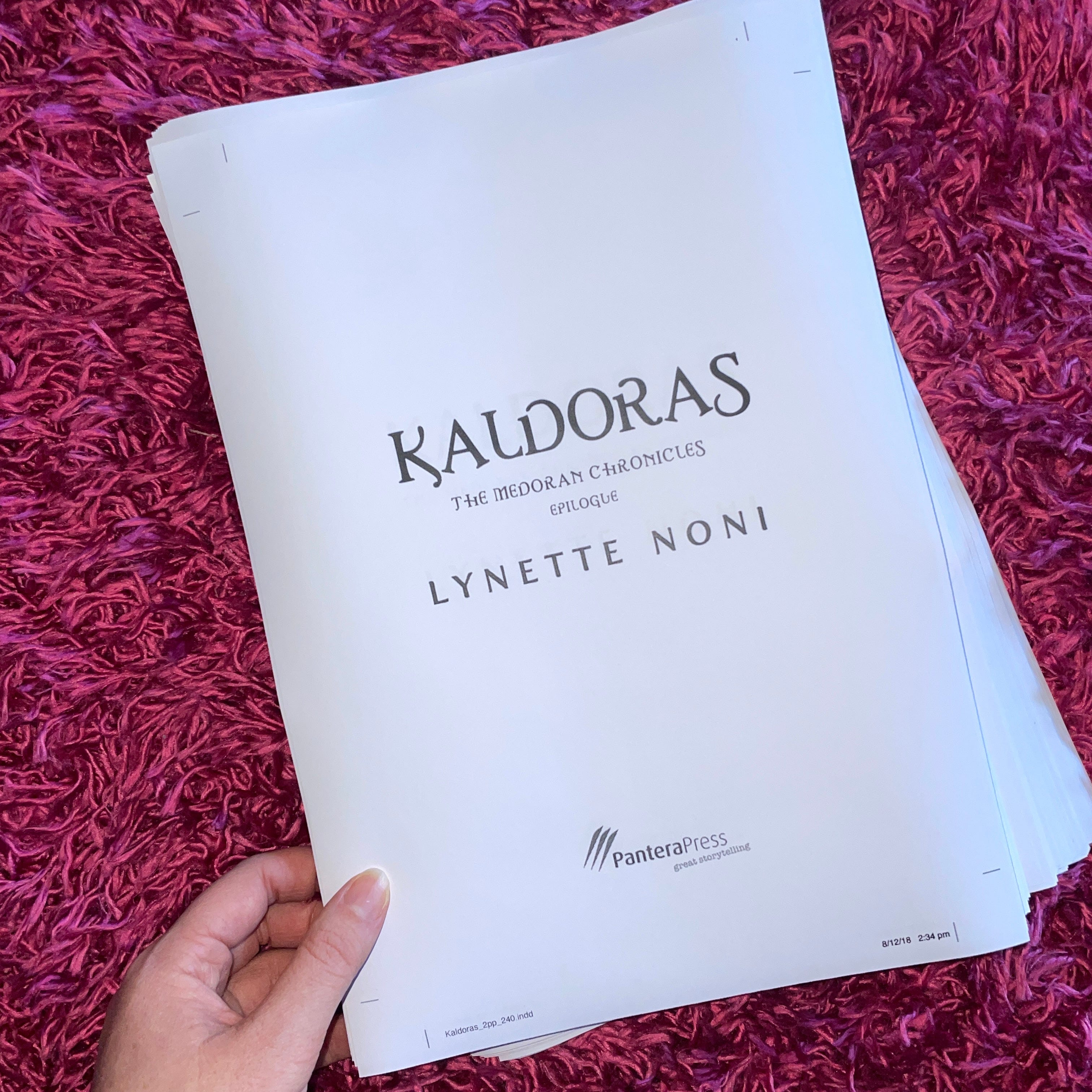 August Newsletter - Lynette Noni