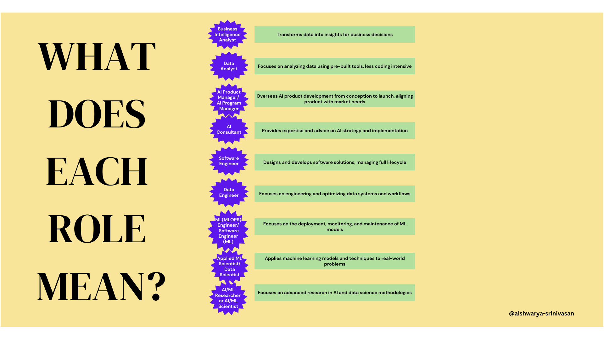 How to choose the right role for you in AI space?