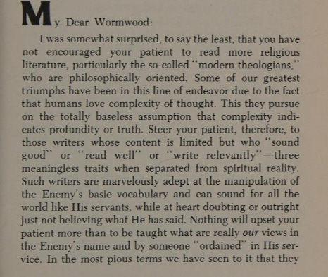 Three Questions to Ask Yourself Before You Try to Imitate The Screwtape ...