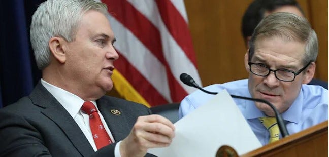 White House Hits James Comer And Jim Jordan Right Between The Eyes On ...