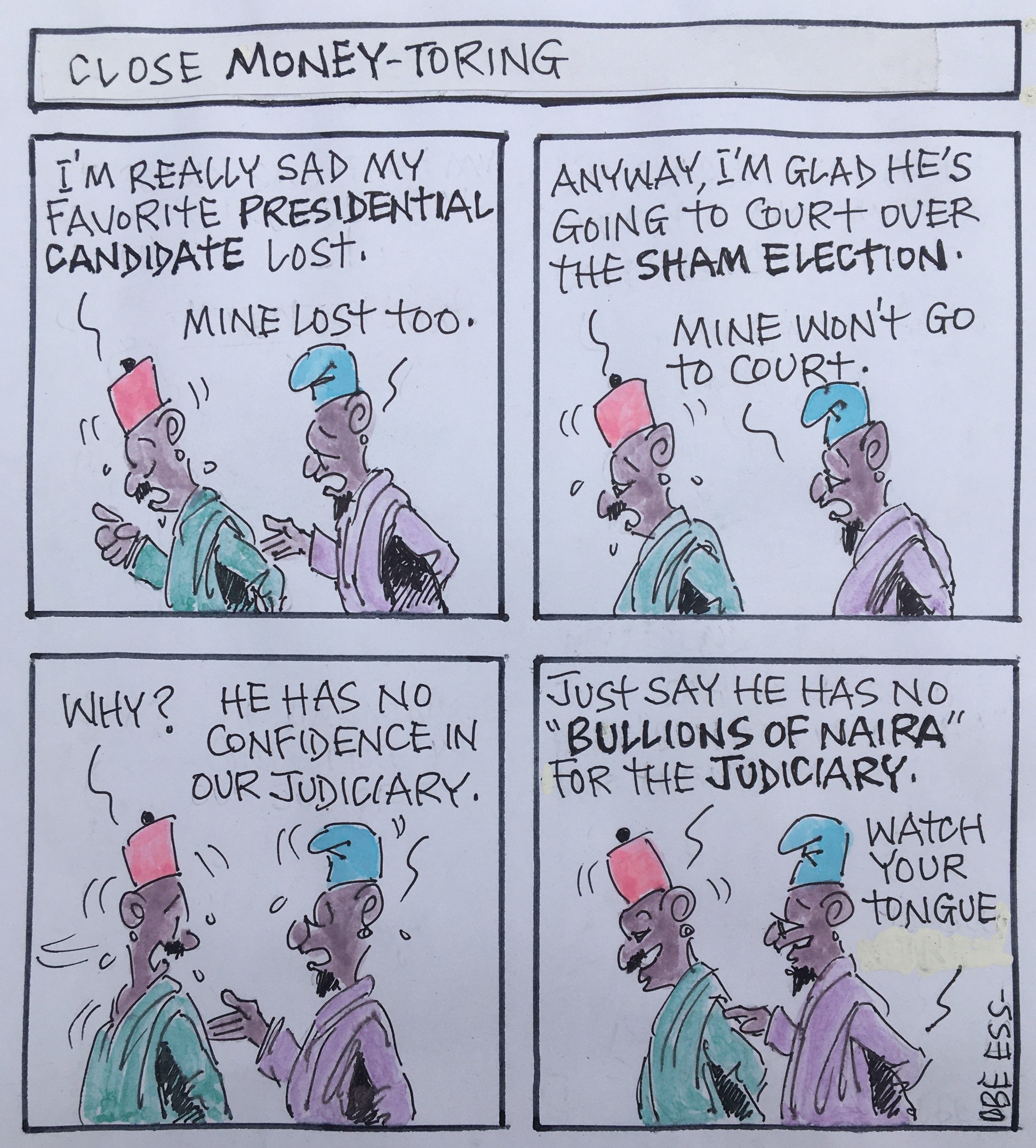 The CONmedians - by Obe Ess - Obe’s Newsletter