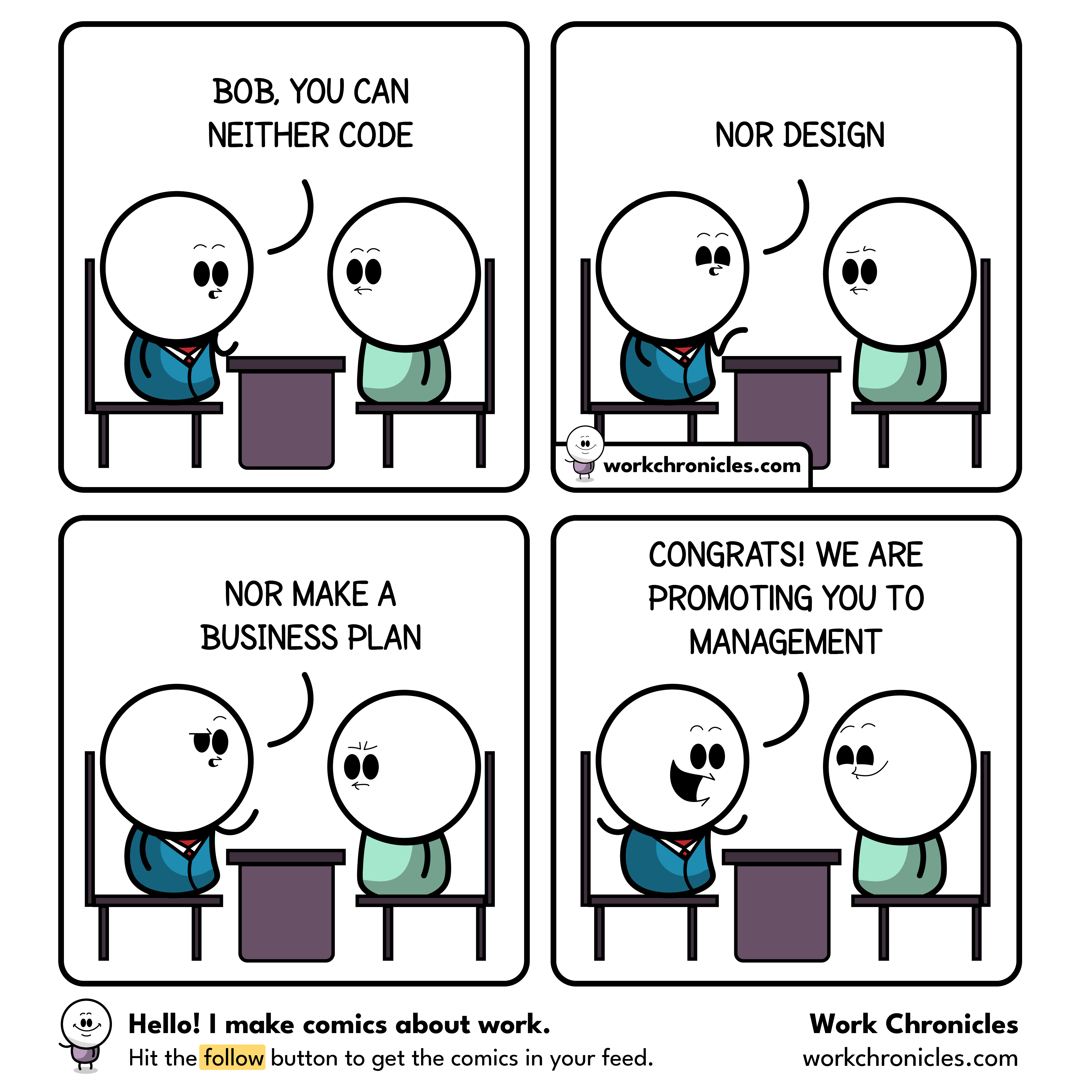 (comic) Checks all the boxes - Work Chronicles