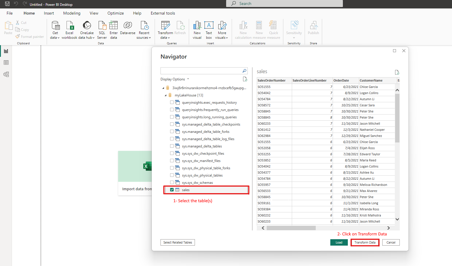 Linking MS Power BI Desktop to Microsoft Fabric Lakehouse using SQL ...