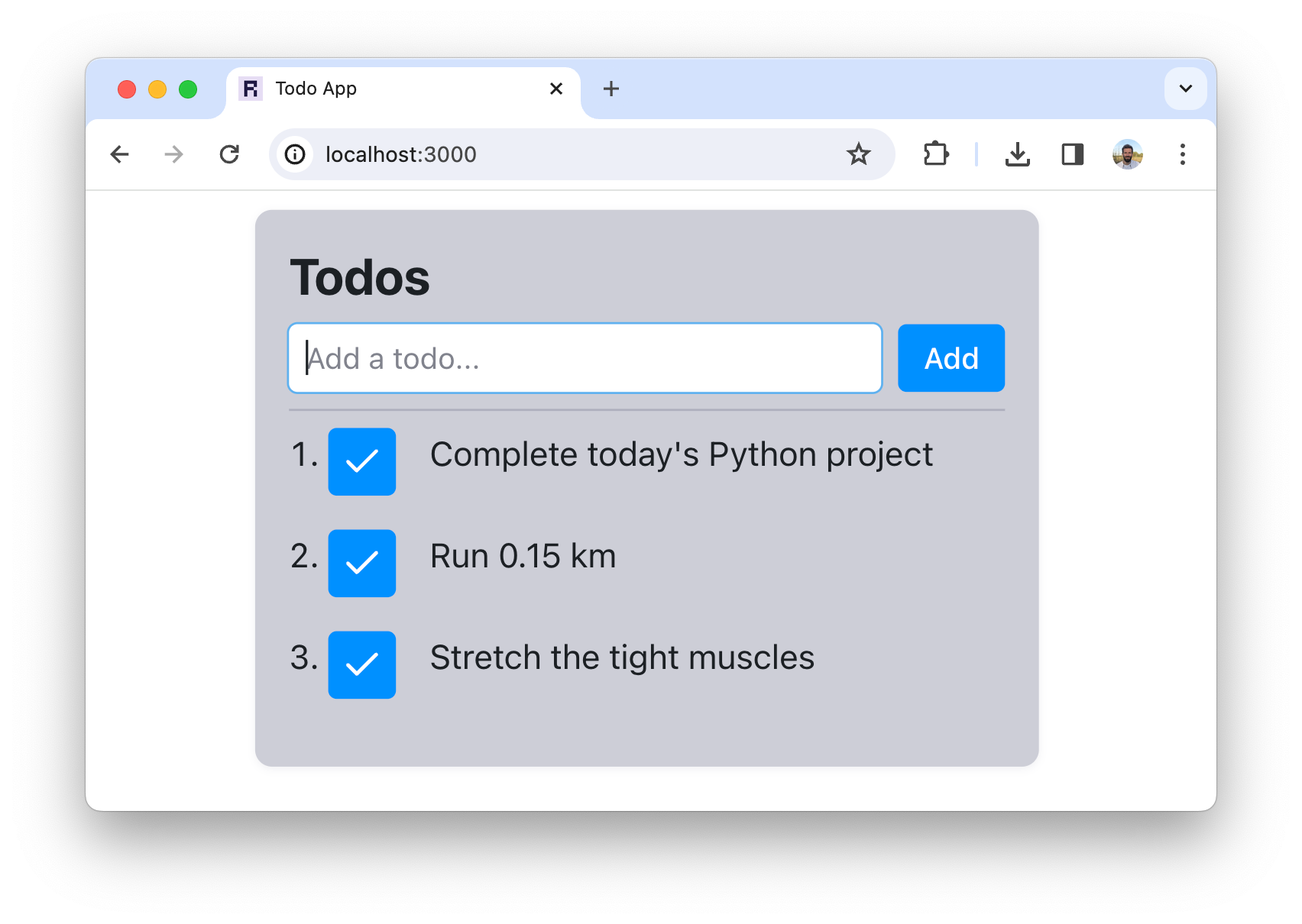 To-do Web App with the Reflex Fullstack Framework