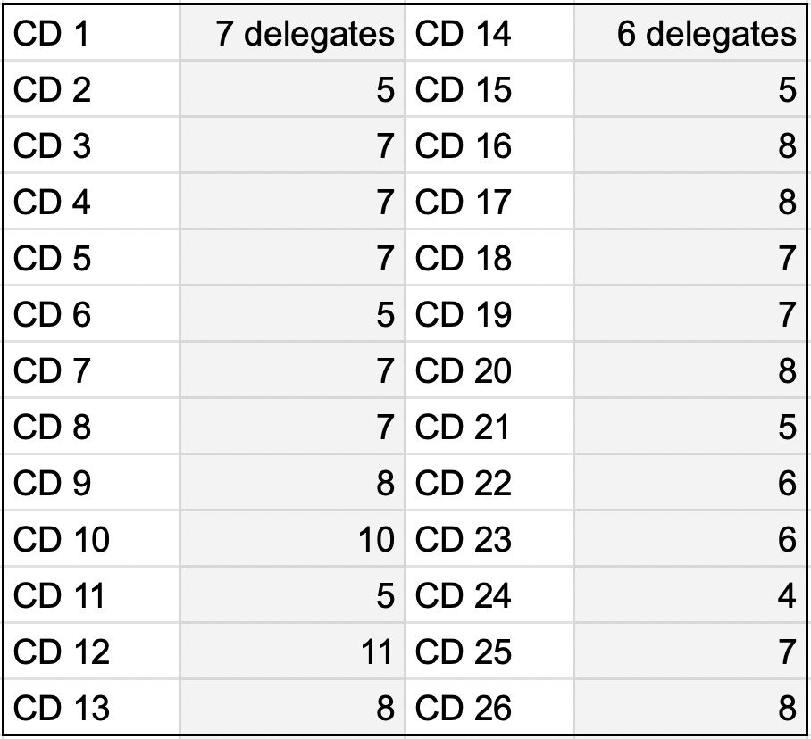 2024 Democratic Delegate Allocation: NEW YORK