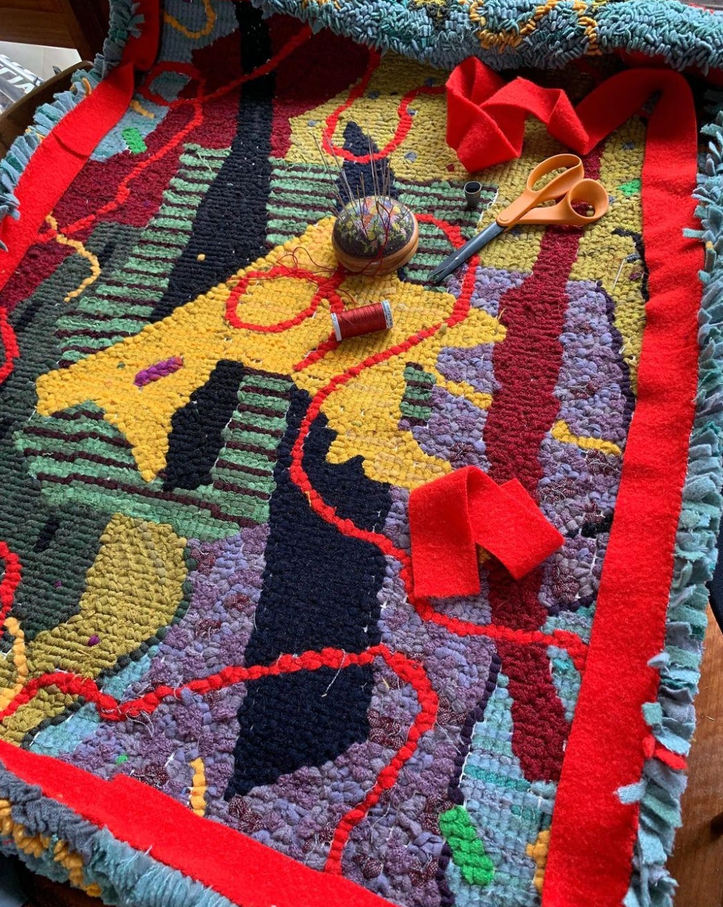rag rug reprise - by Jane Brocket - yarnstorm