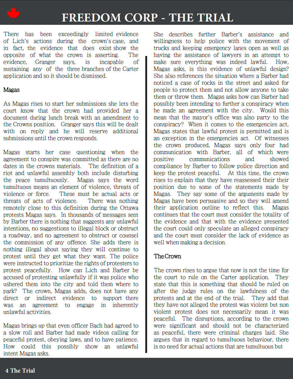 Freedom Corp Newsletter Issue 16 - by Freedom Corp 2022