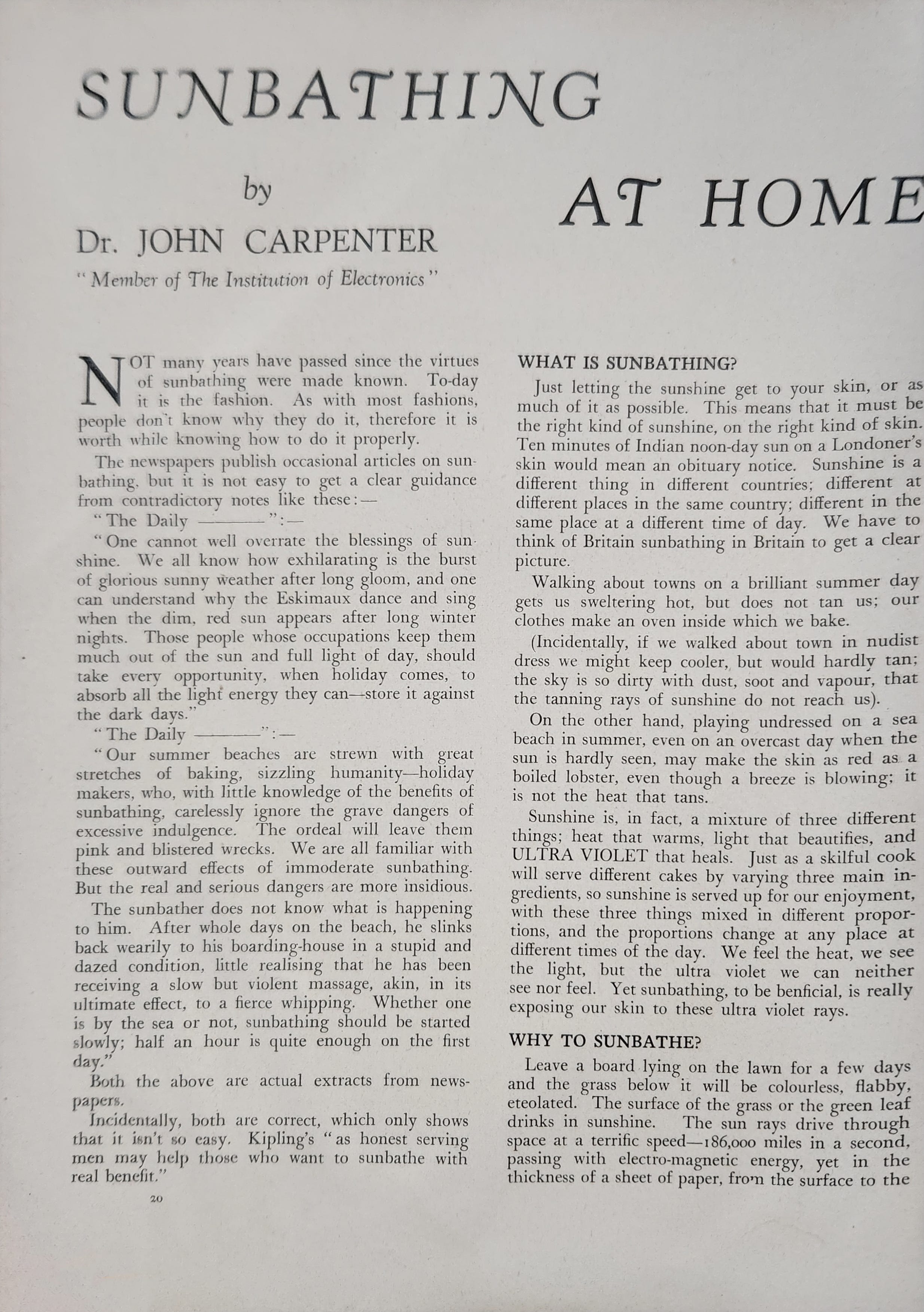 The Naturist Vol. 1 No. 1 December 1937 - Nudistory