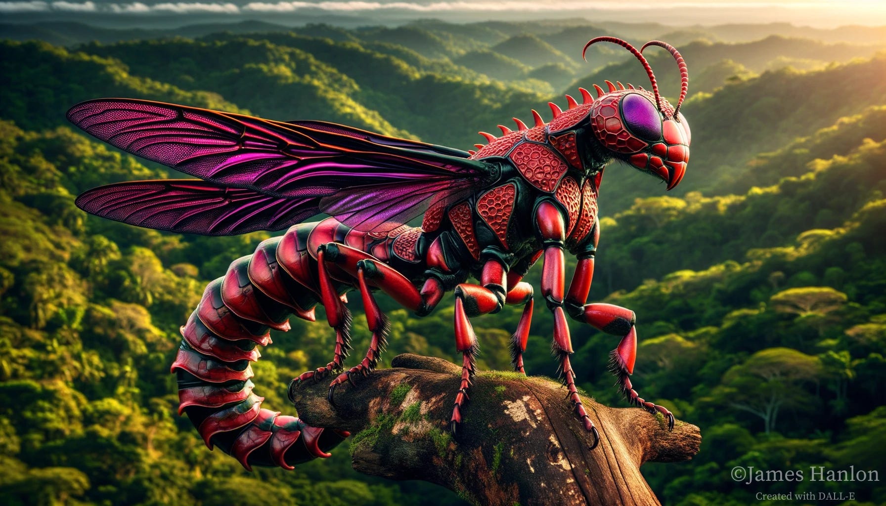 📗Compendium | 1: Lotus Wasp Queen - by James Hanlon