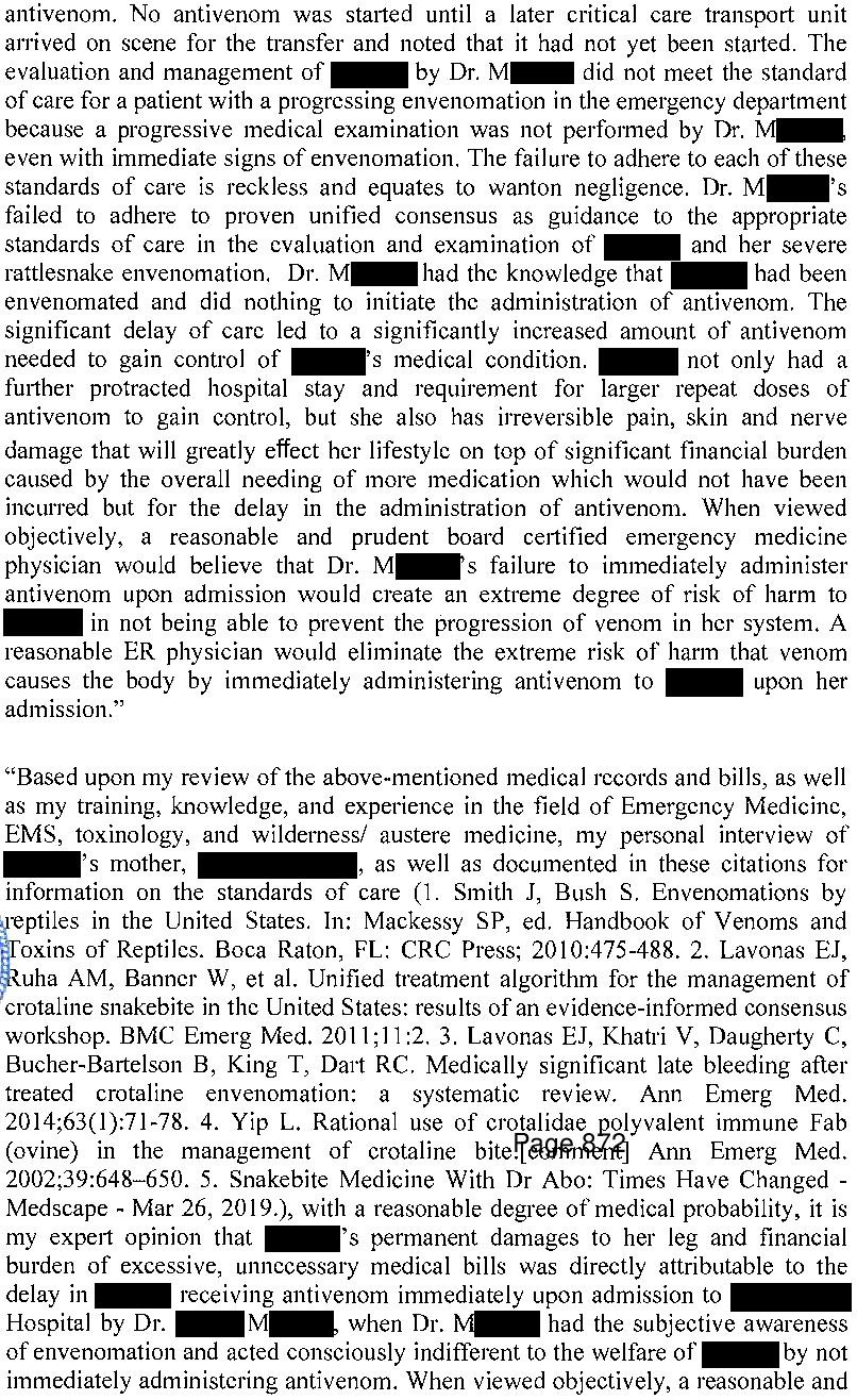 Snake Bite! [Crofab Case] - by Med Mal Reviewer